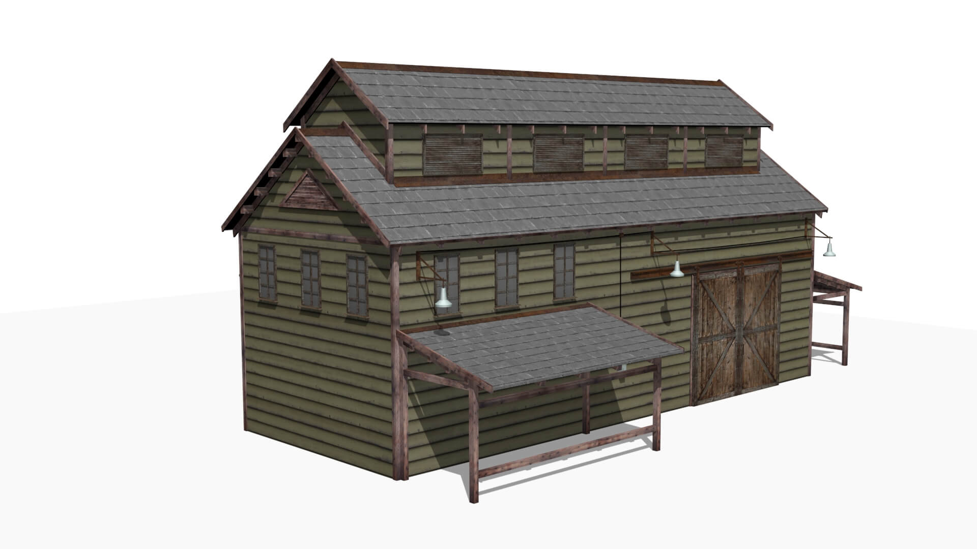 Old Warehouse - 3D Model by Sobul