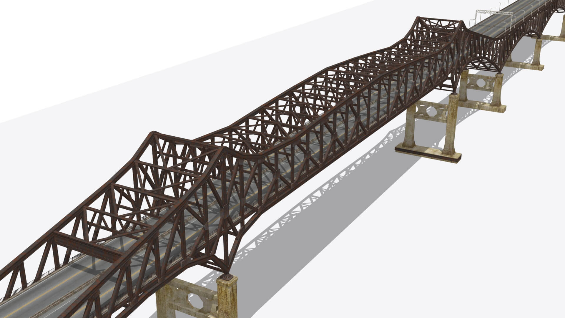 Pulaski Bridge - 3D Model by Sobul