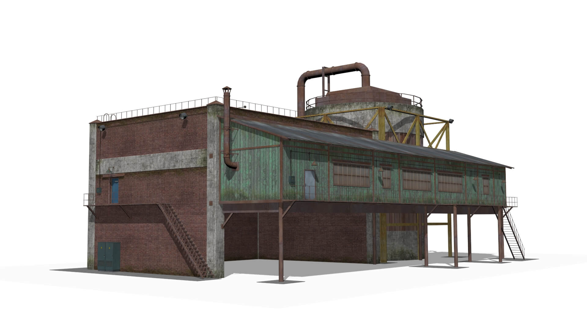 Pumping Station - 3D Model by Sobul