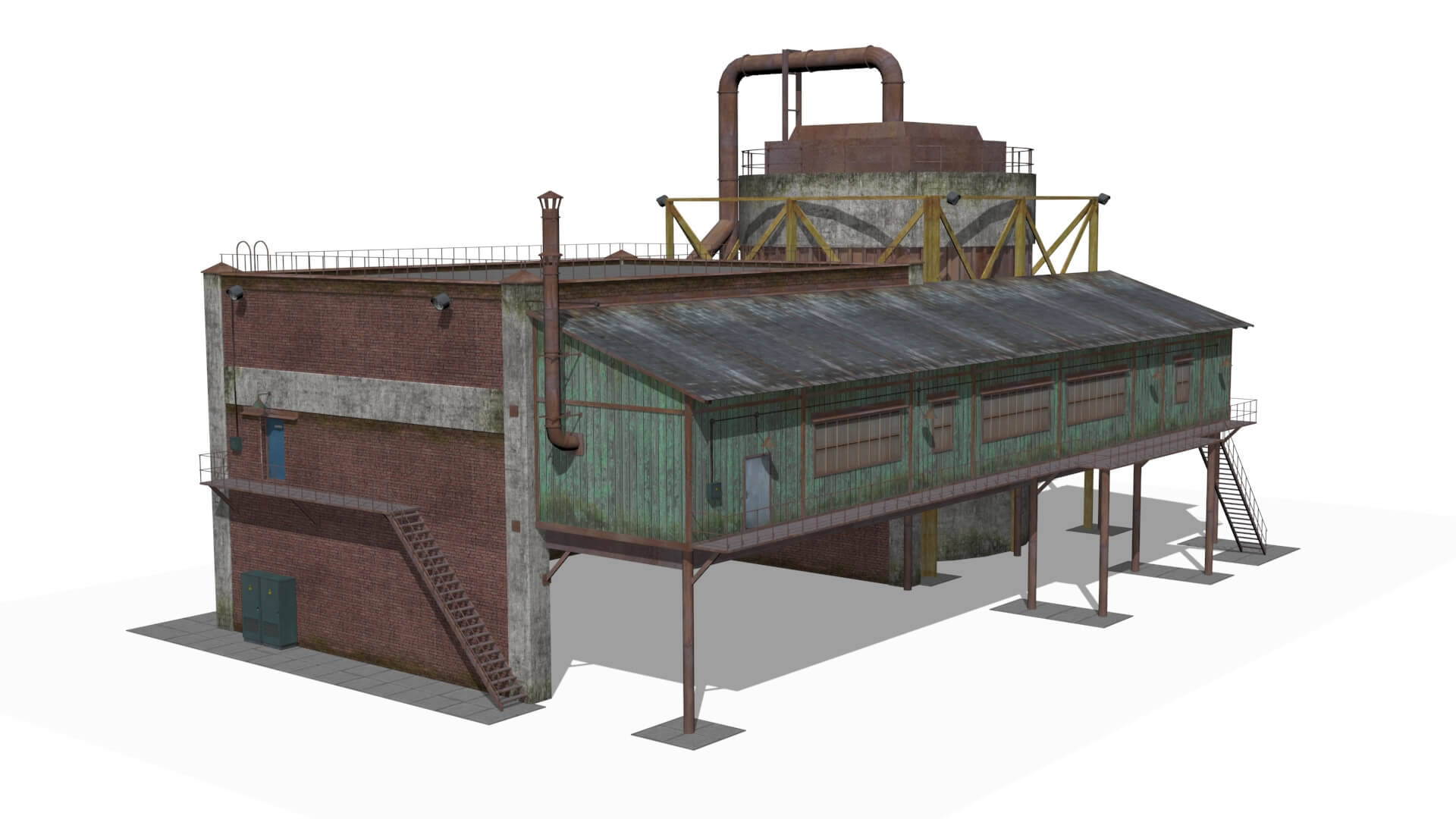 Pumping Station - 3D Model by Sobul