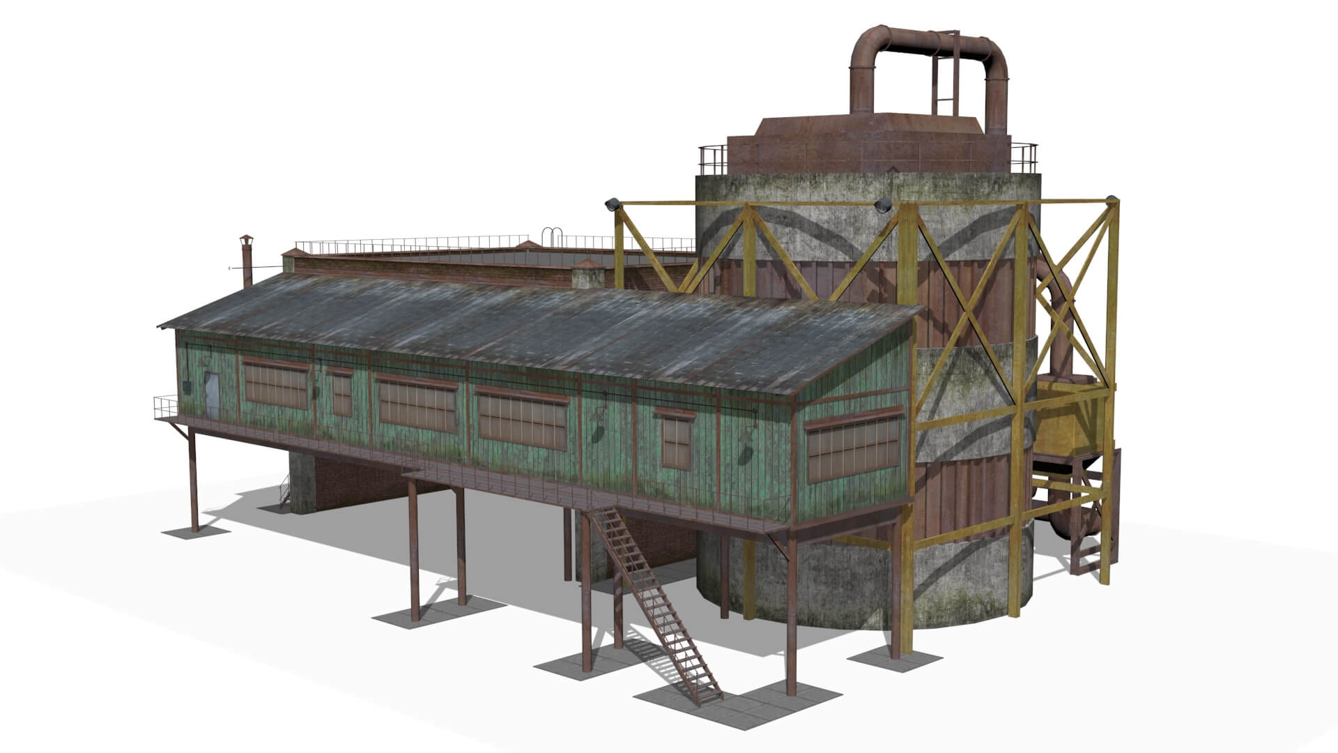 Pumping Station - 3D Model by Sobul