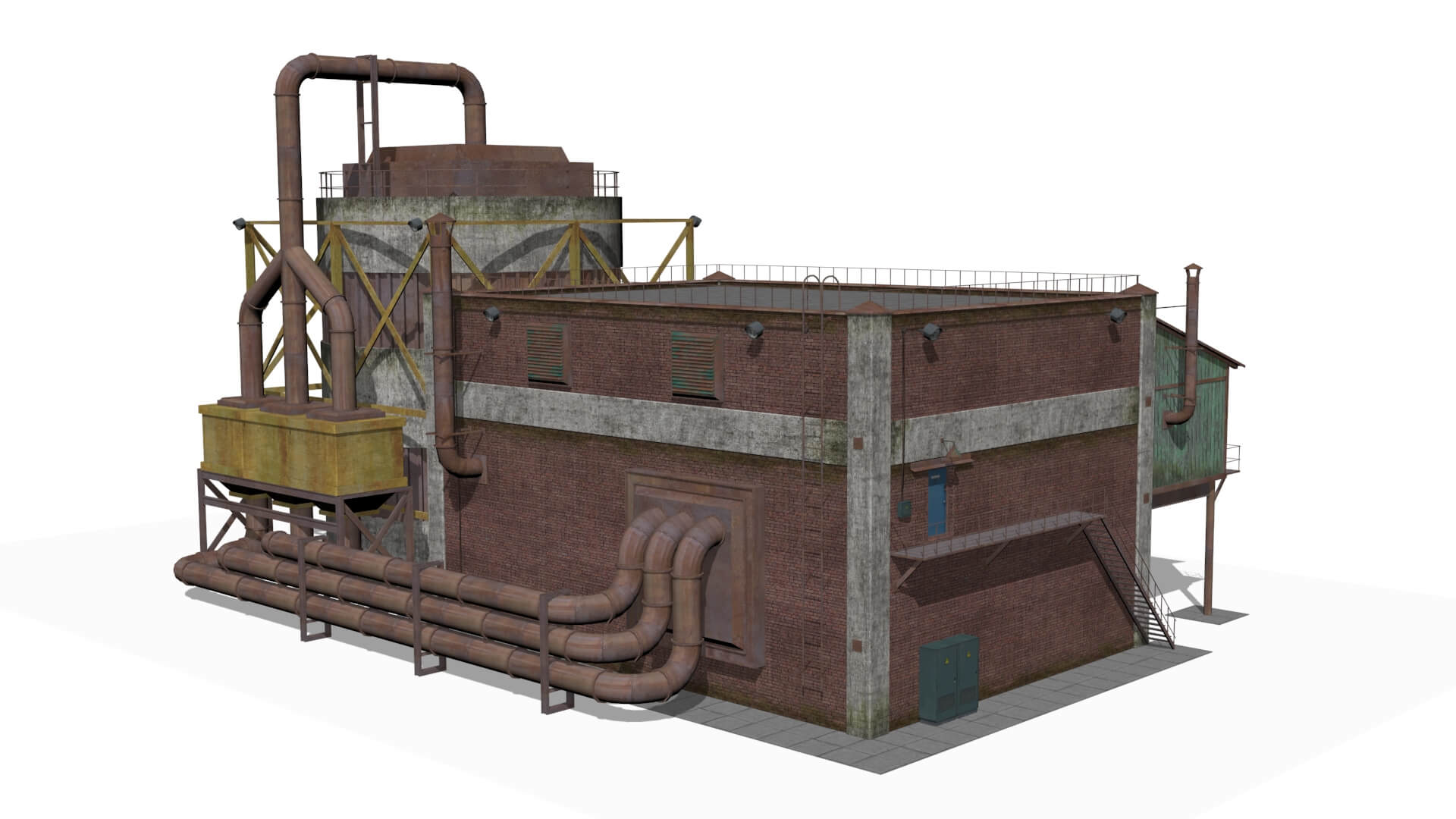 Pumping Station - 3D Model by Sobul