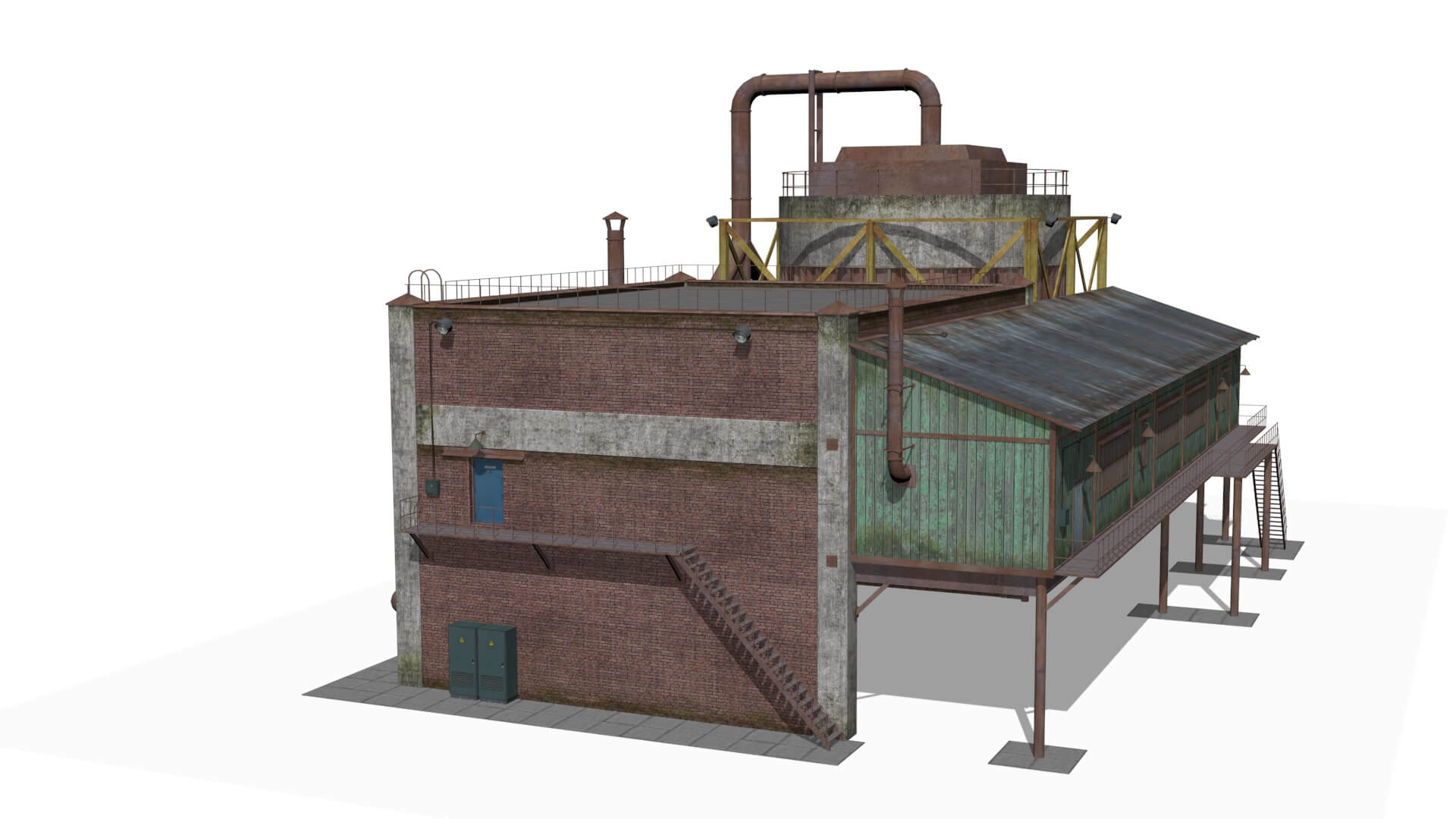 Pumping Station - 3D Model by Sobul