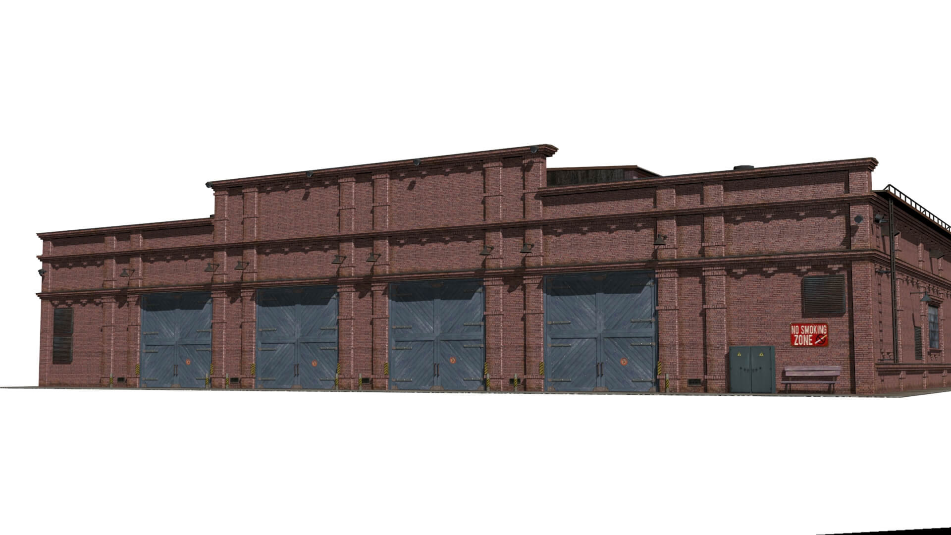 Railway Depot - 3D Model by Sobul