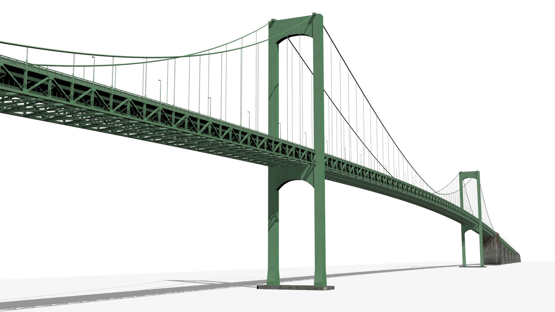 Walt Whitman Bridge - 3D Model by Sobul