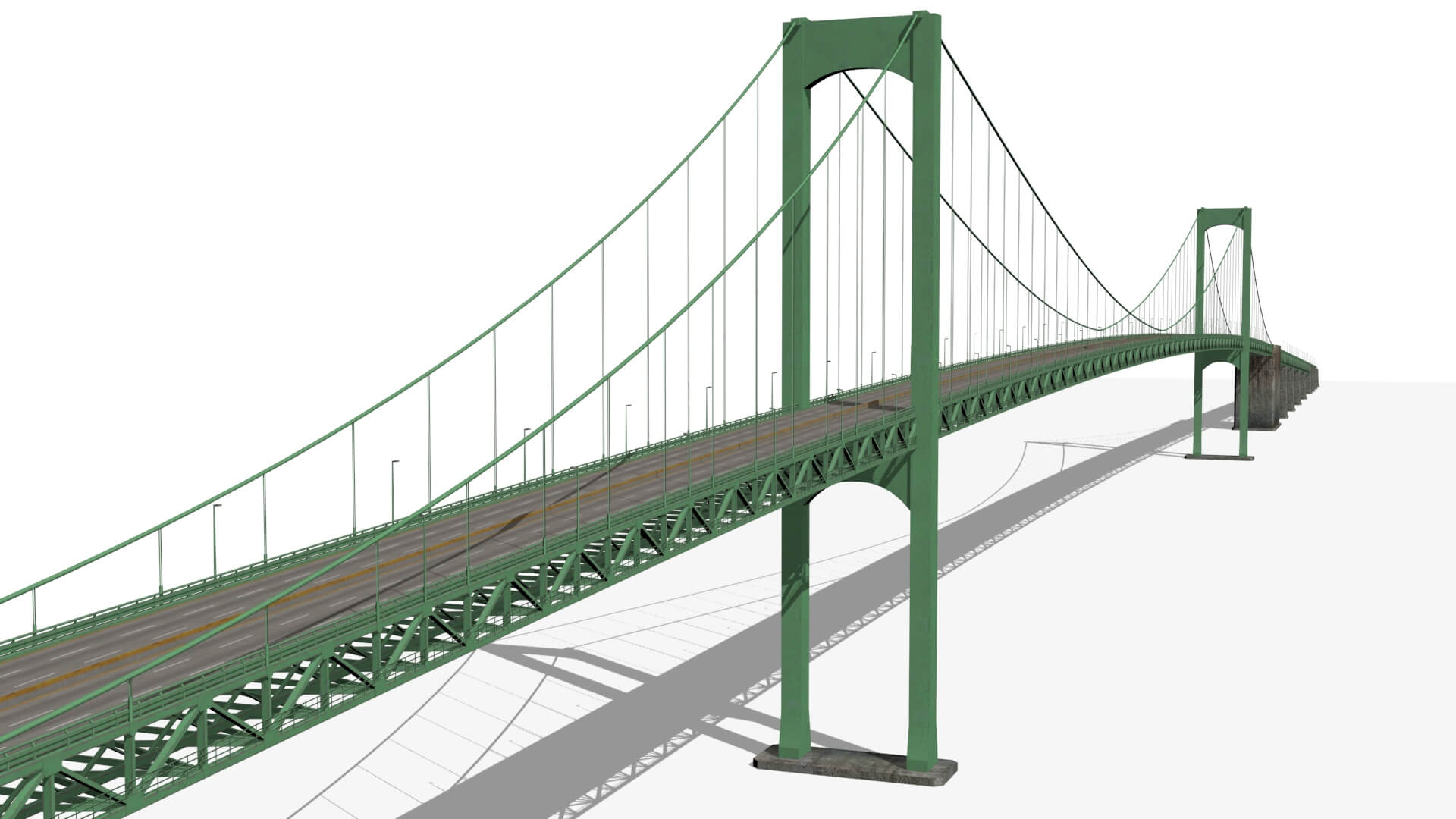 Walt Whitman Bridge - 3D Model by Sobul