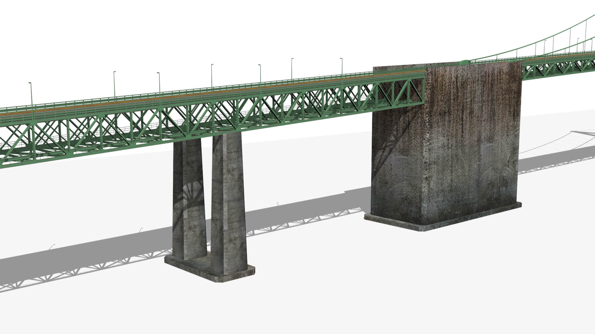 Walt Whitman Bridge - 3D Model by Sobul