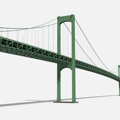 Walt Whitman Bridge - 3D Model by Sobul