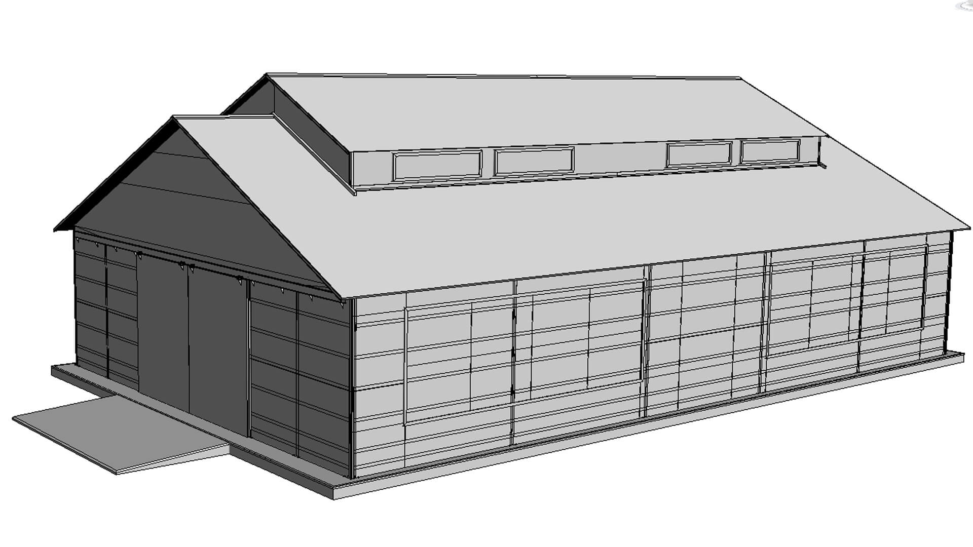 Warehouse House - 3D Model by Sobul