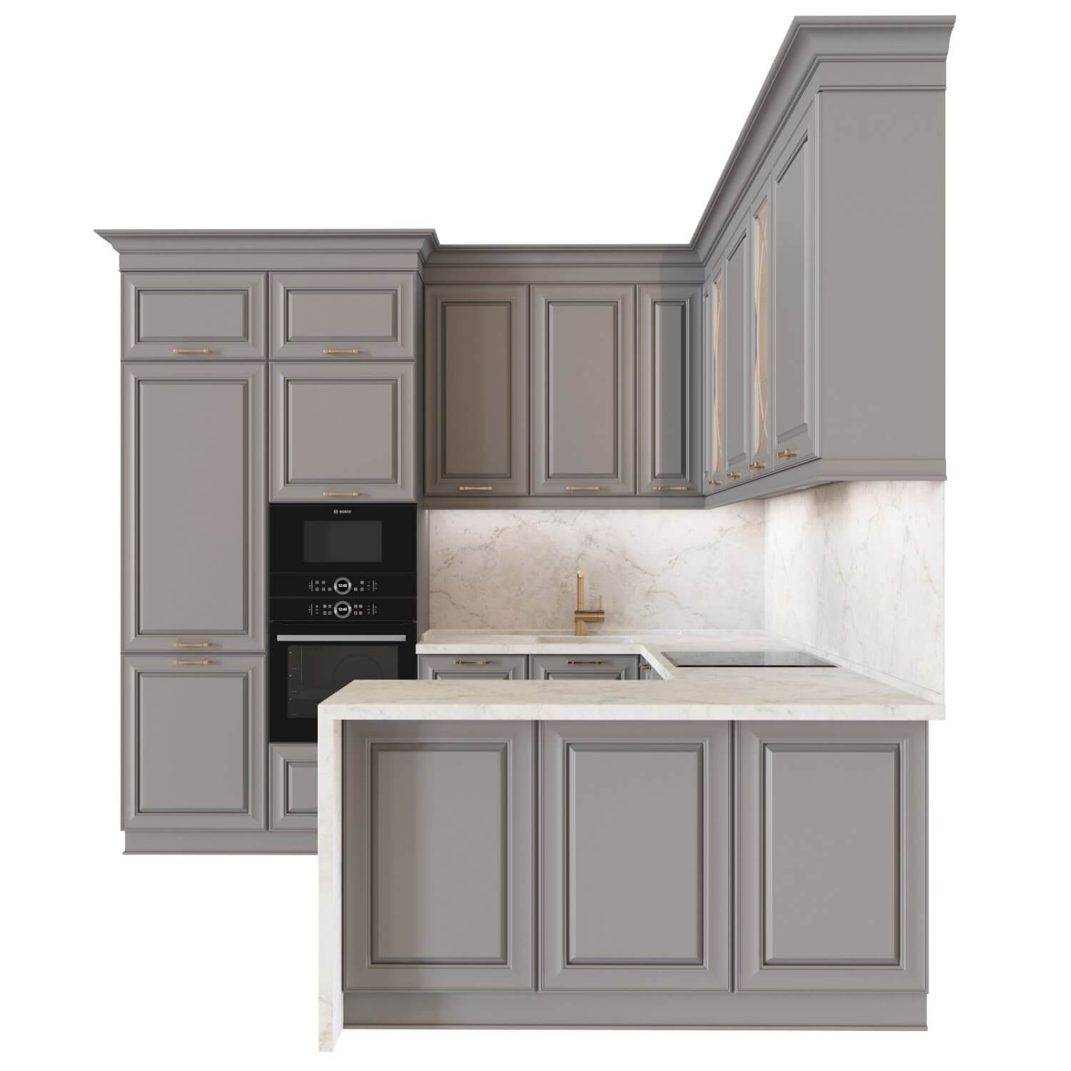 Kitchen Neoclassic 2 - 3D Model by Sofi-art