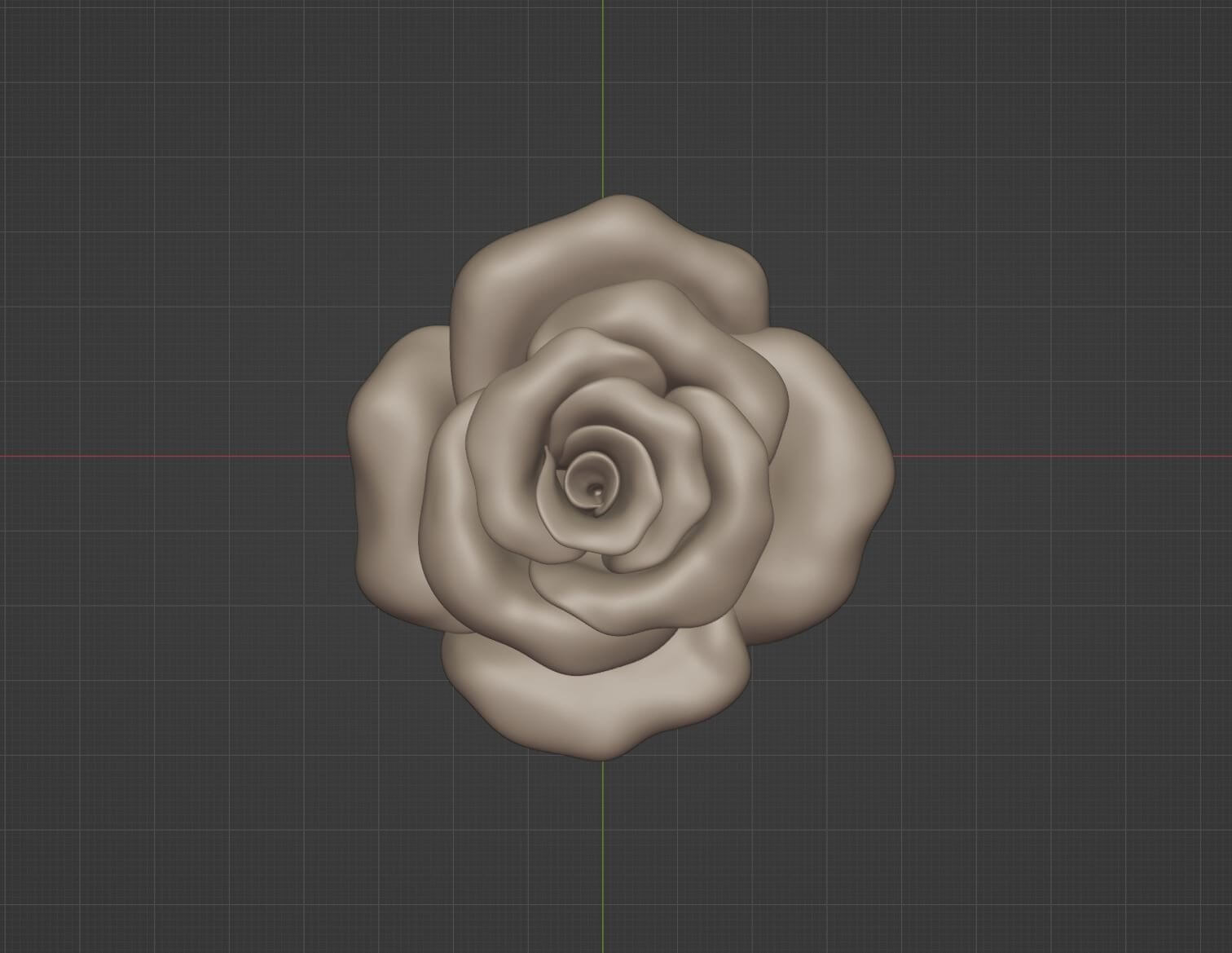 Rose - 3D Model by Sofi-art