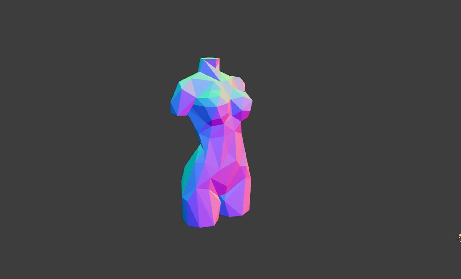 Woman Torso Sculpture - 3D Print Model by Sofi-art