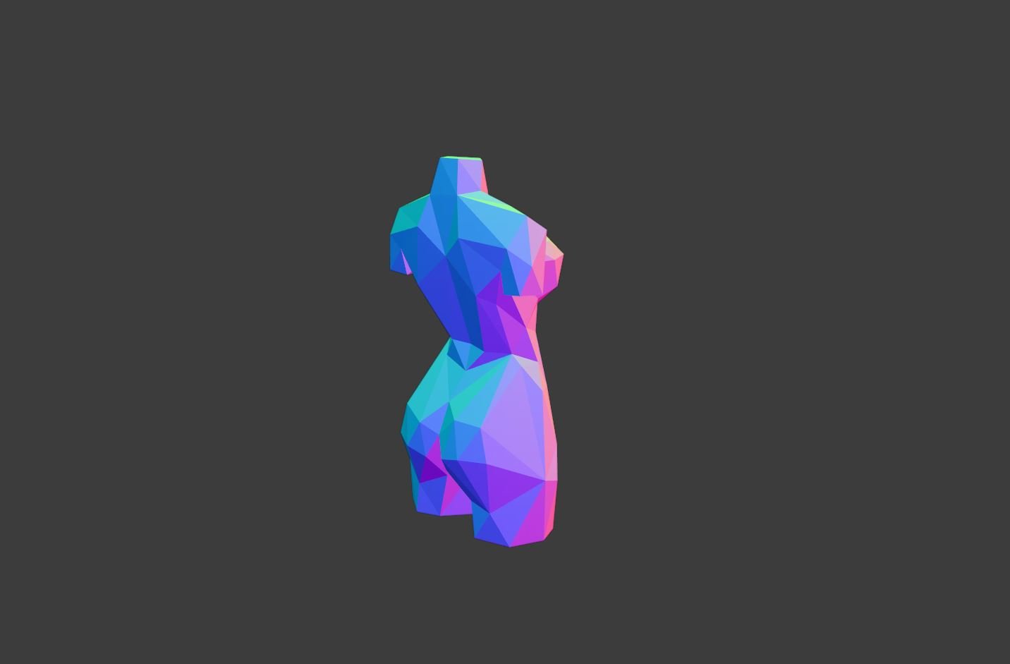Woman Torso Sculpture - 3D Print Model by Sofi-art