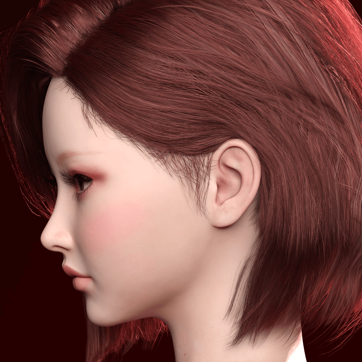 Akiko for Genesis 9 3D Render, Digital Art by SOFT3D