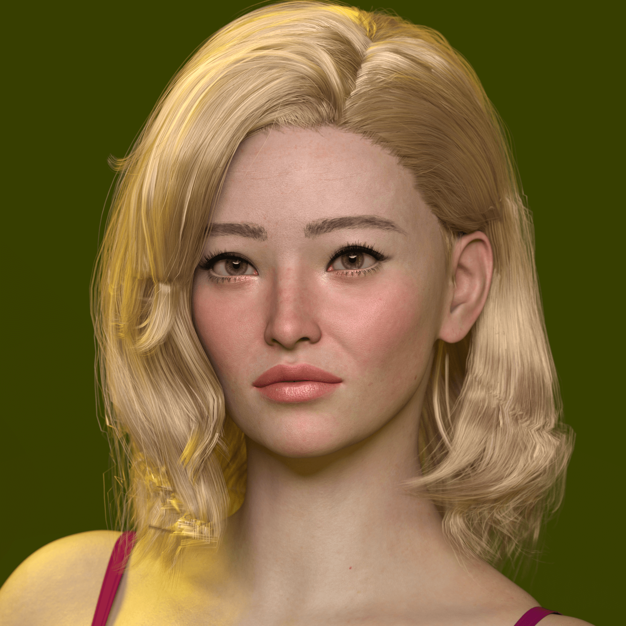 Diana For Genesis 9 3D Render, Digital Art by SOFT3D
