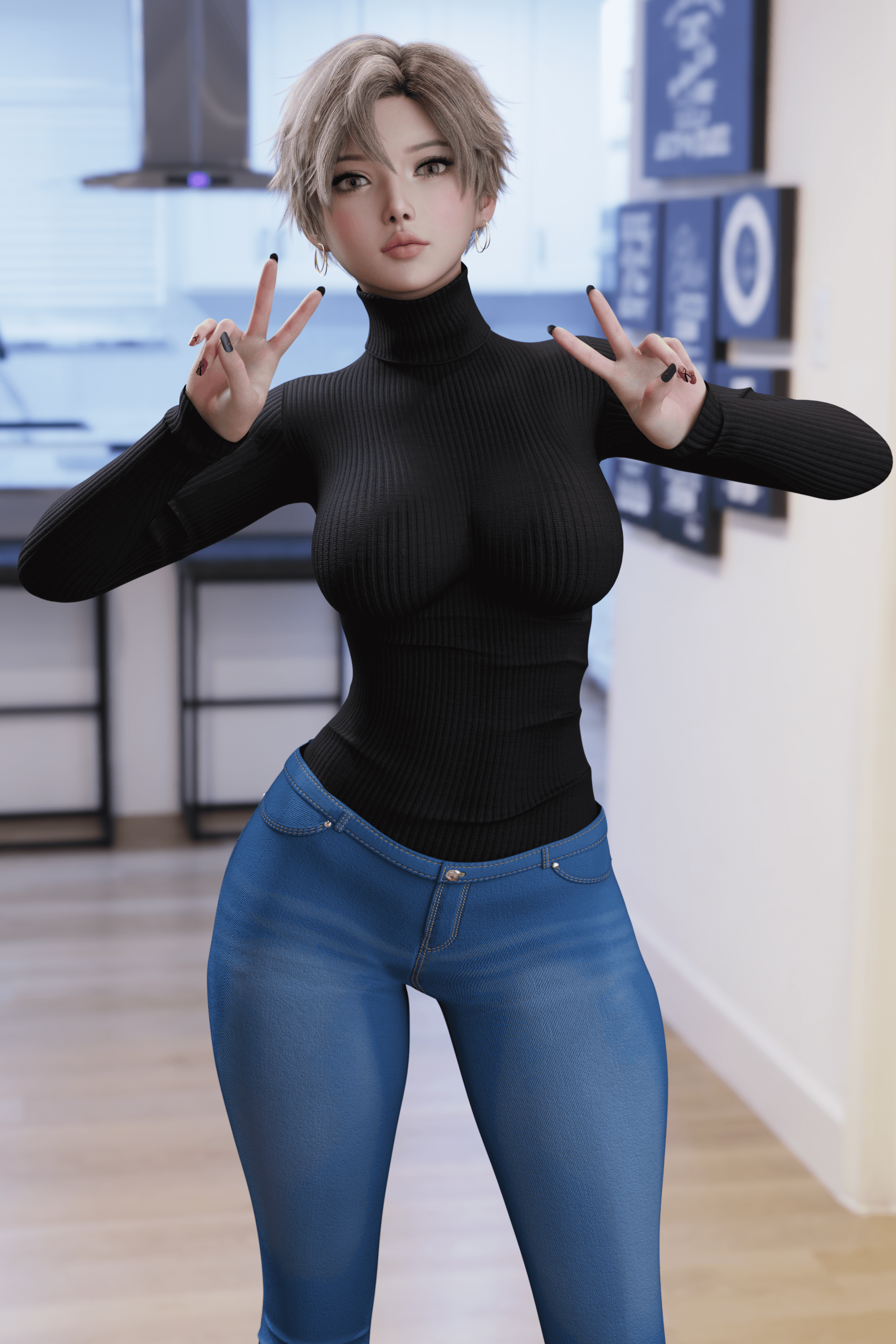 Layla For Genesis 9 3D Render, Digital Art by SOFT3D