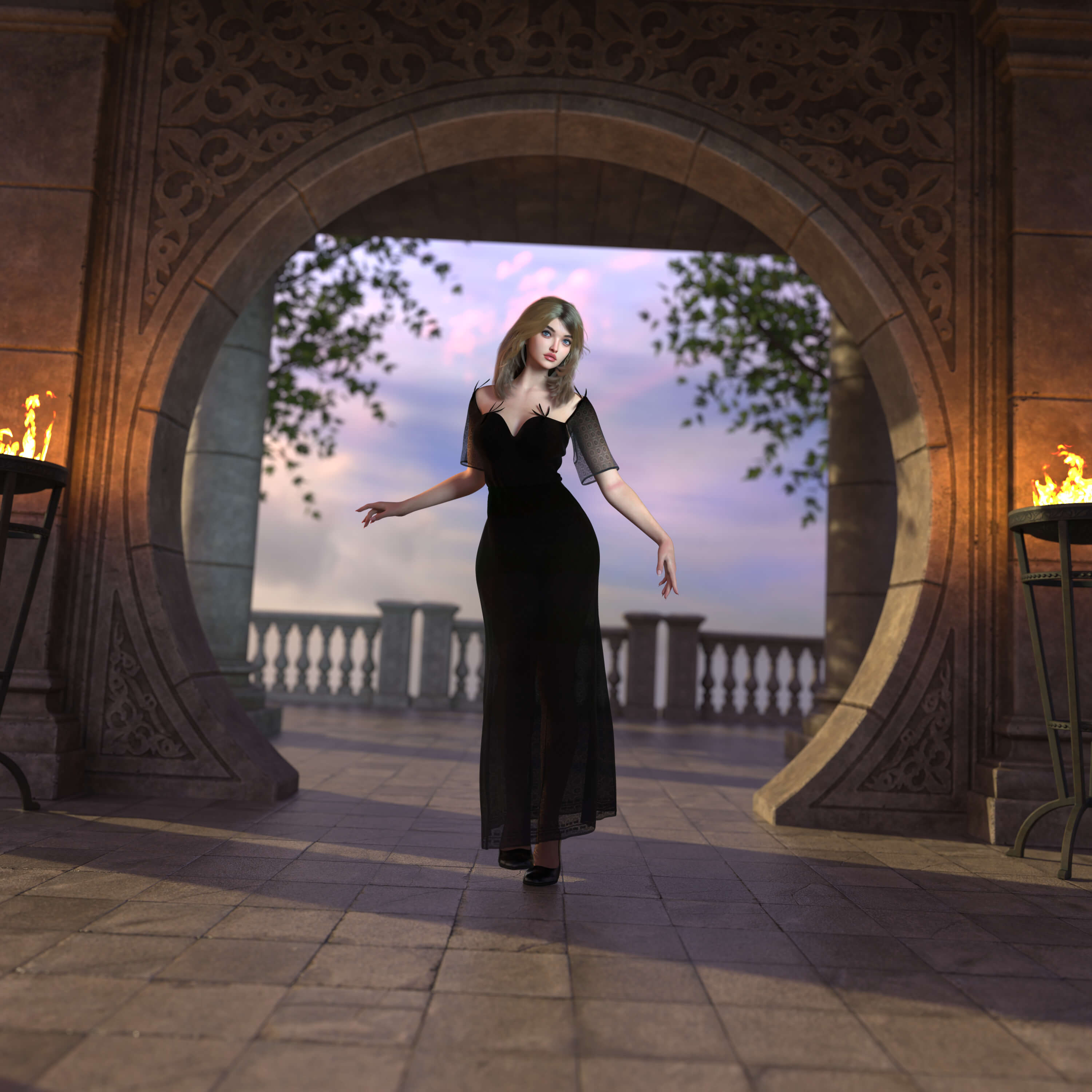 Mahija for Genesis 9 3D Render, Digital Art by SOFT3D