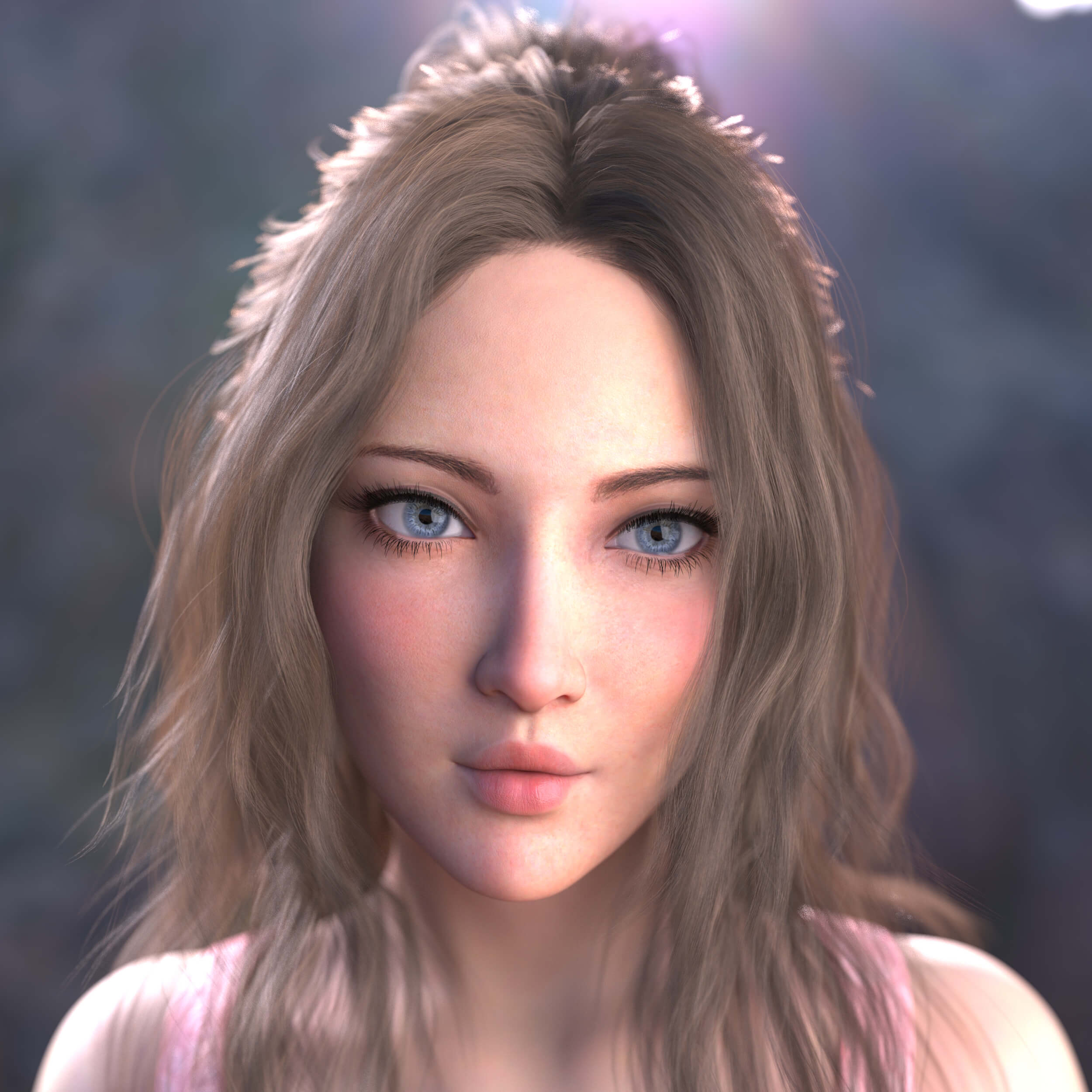 Mahina for Genesis 9 3D Render, Digital Art by SOFT3D