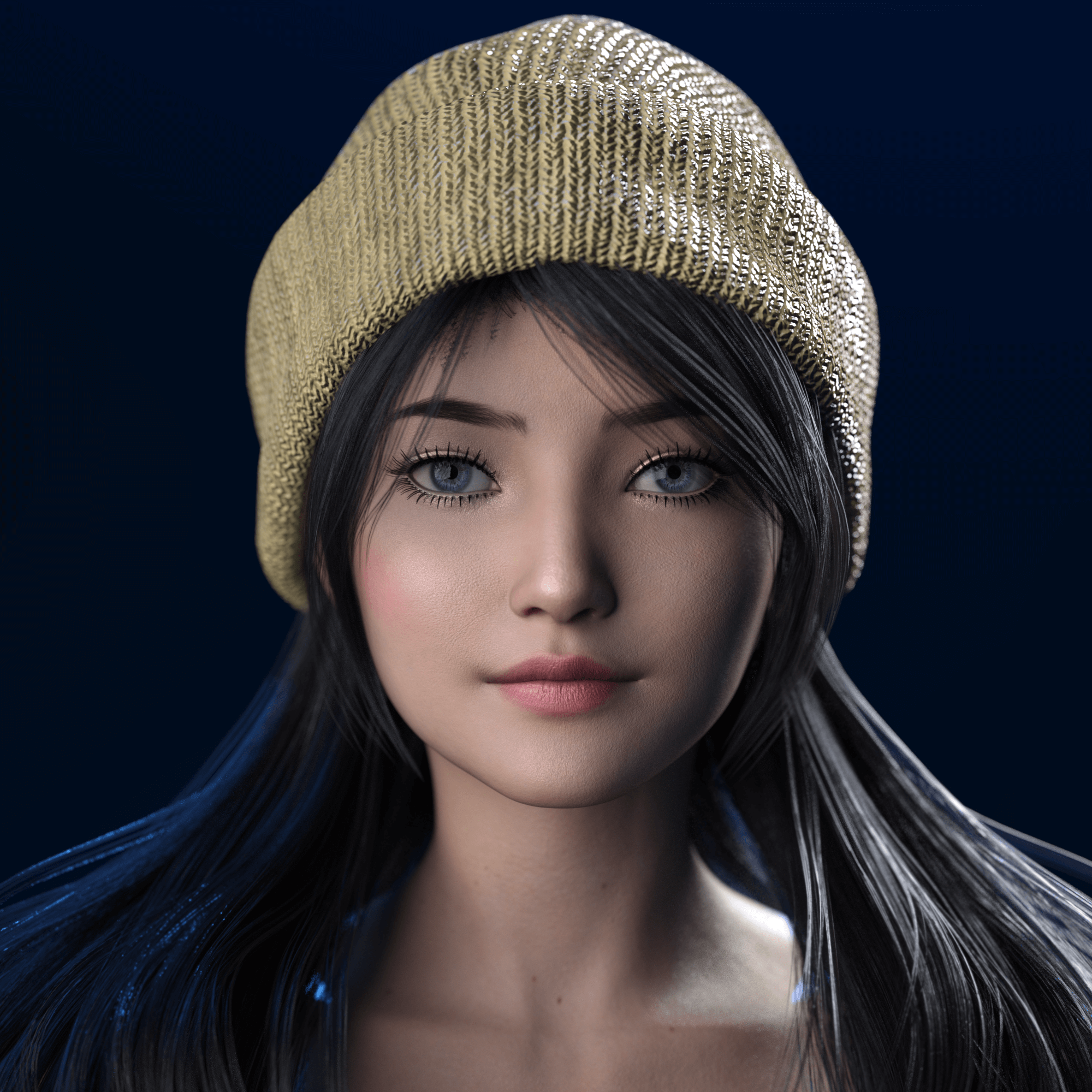 Mei for Genesis 9 3D Render, Digital Art by SOFT3D