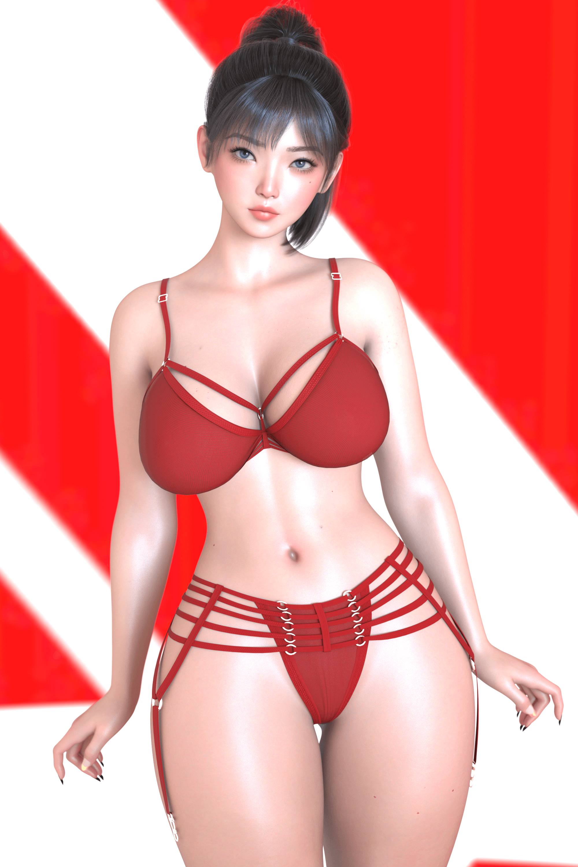 Mina For Genesis 9 3D Render, Digital Art by SOFT3D