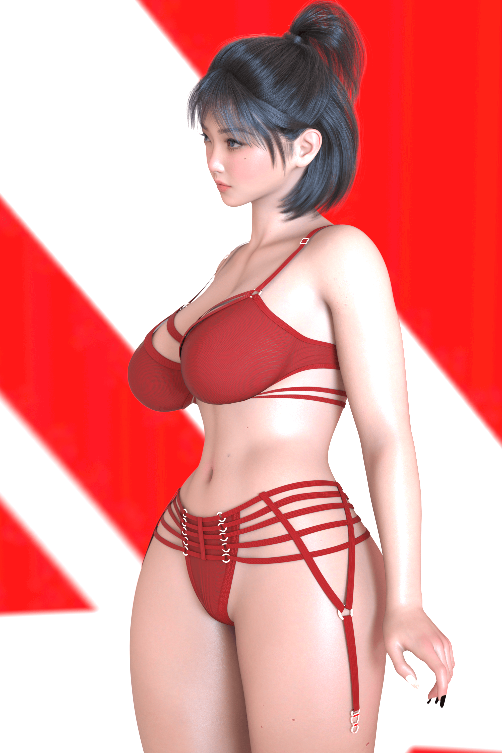 Mina For Genesis 9 3D Render, Digital Art by SOFT3D