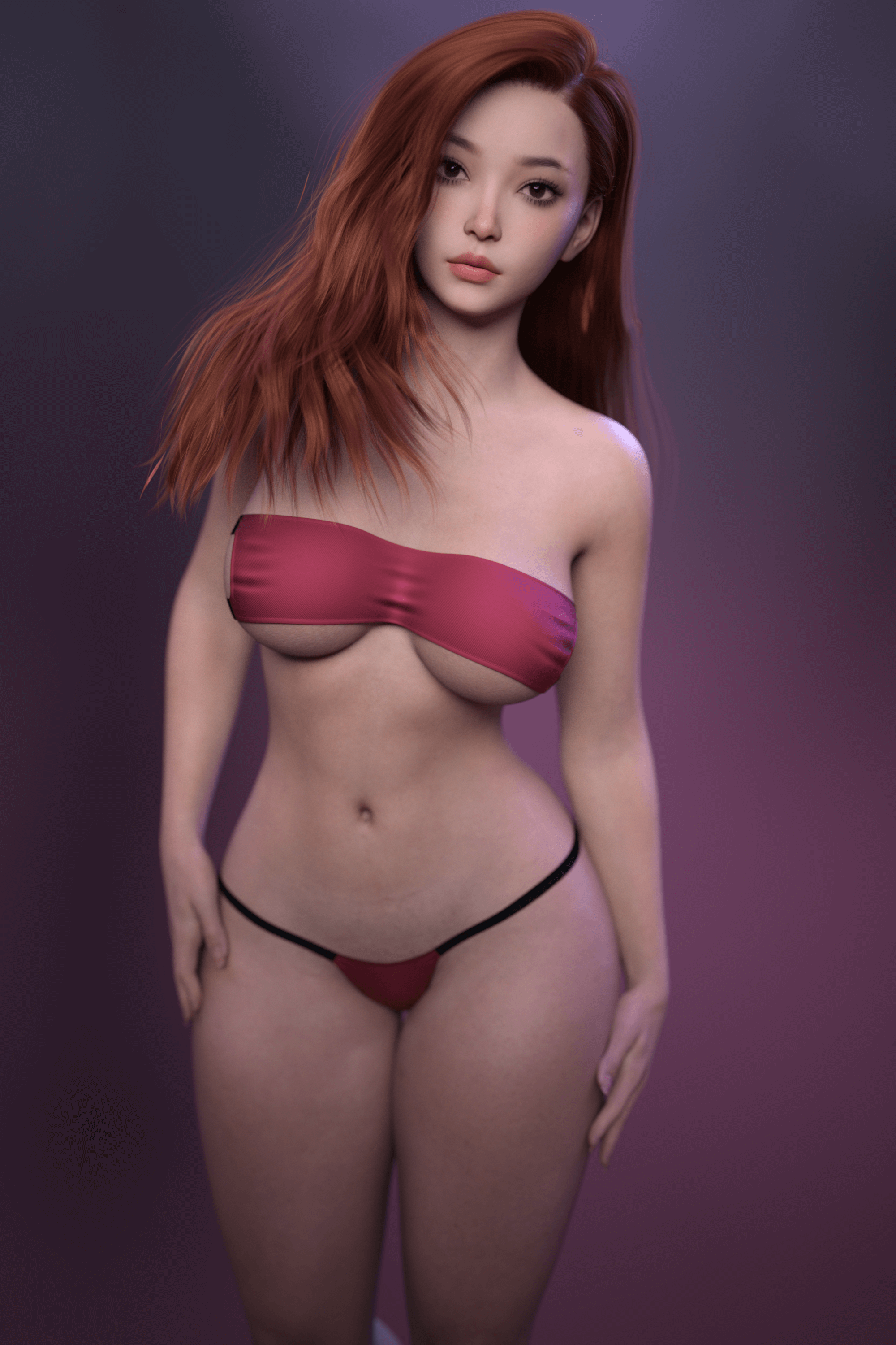 Mina For Genesis 9 3D Render, Digital Art by SOFT3D