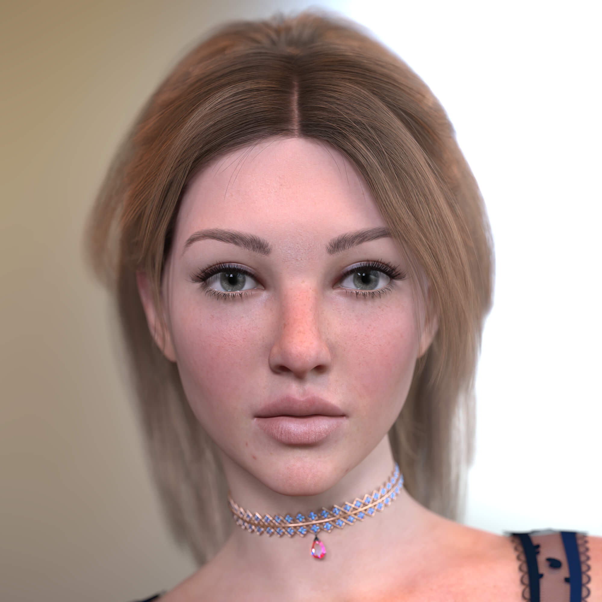 Rosy for Genesis 9 3D Render, Digital Art by SOFT3D