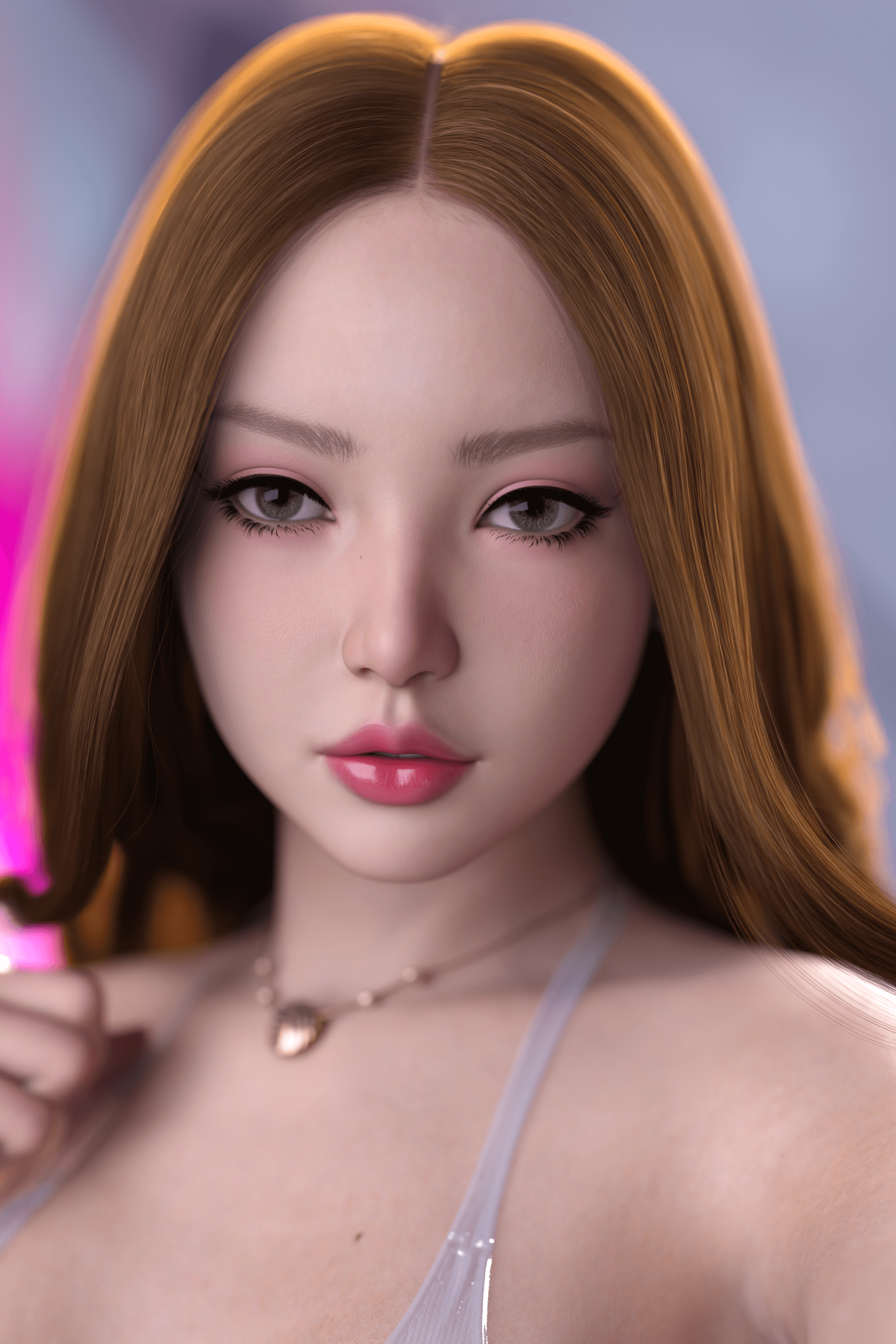 Rubina at Bath 3D Render, Digital Art by SOFT3D