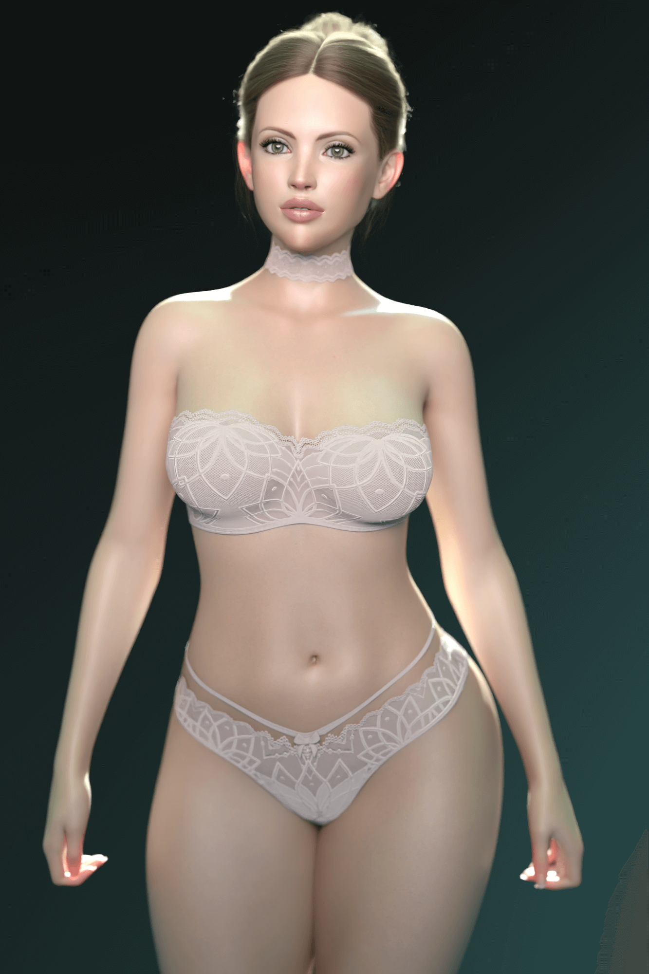 S3D Nms 3 Head and Body for Genesis 8 and 8.1 Female 3D Render