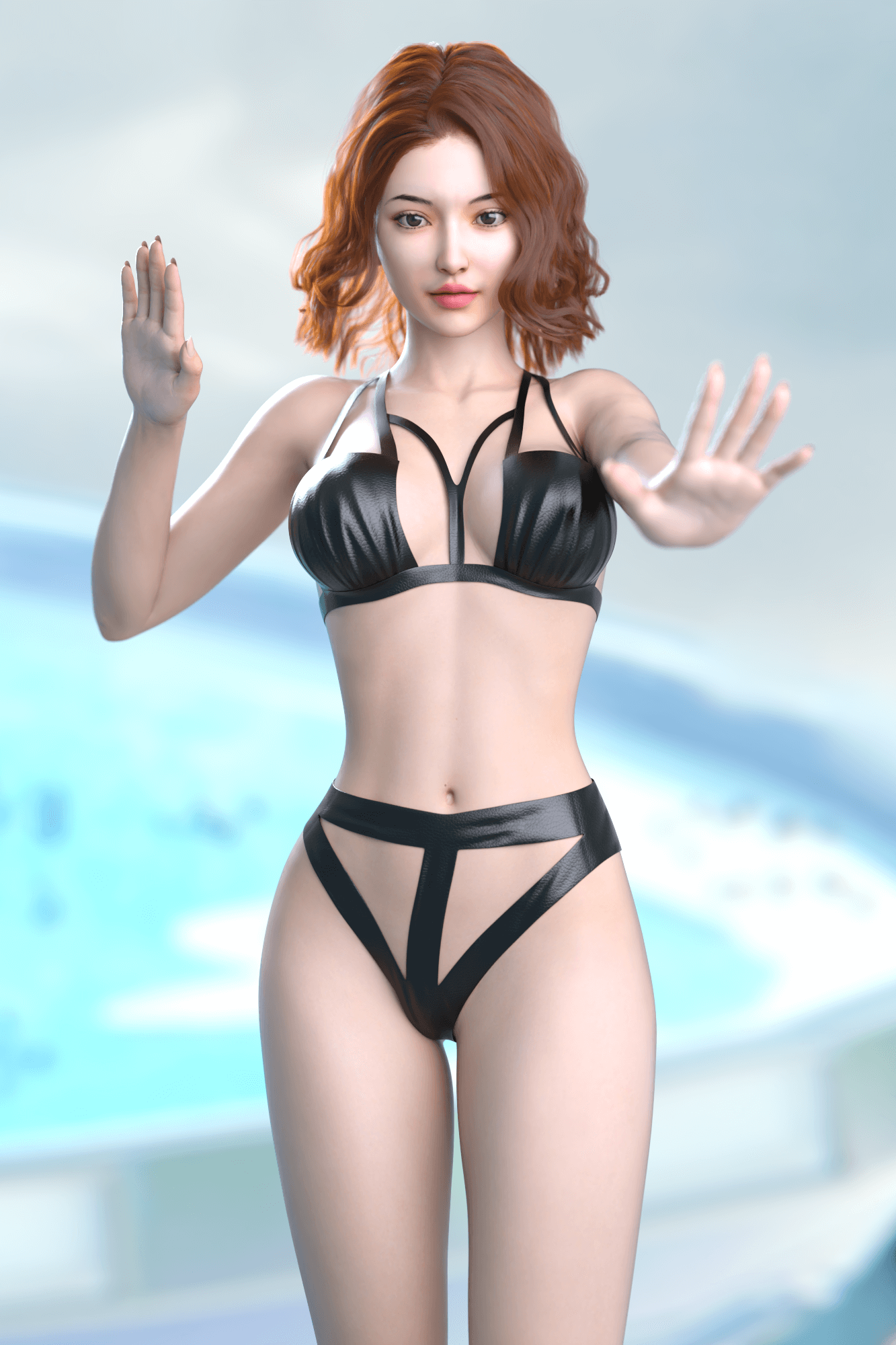 S3D Nms 6 Head and Body for Genesis 8 and 8.1 Female 3D Render