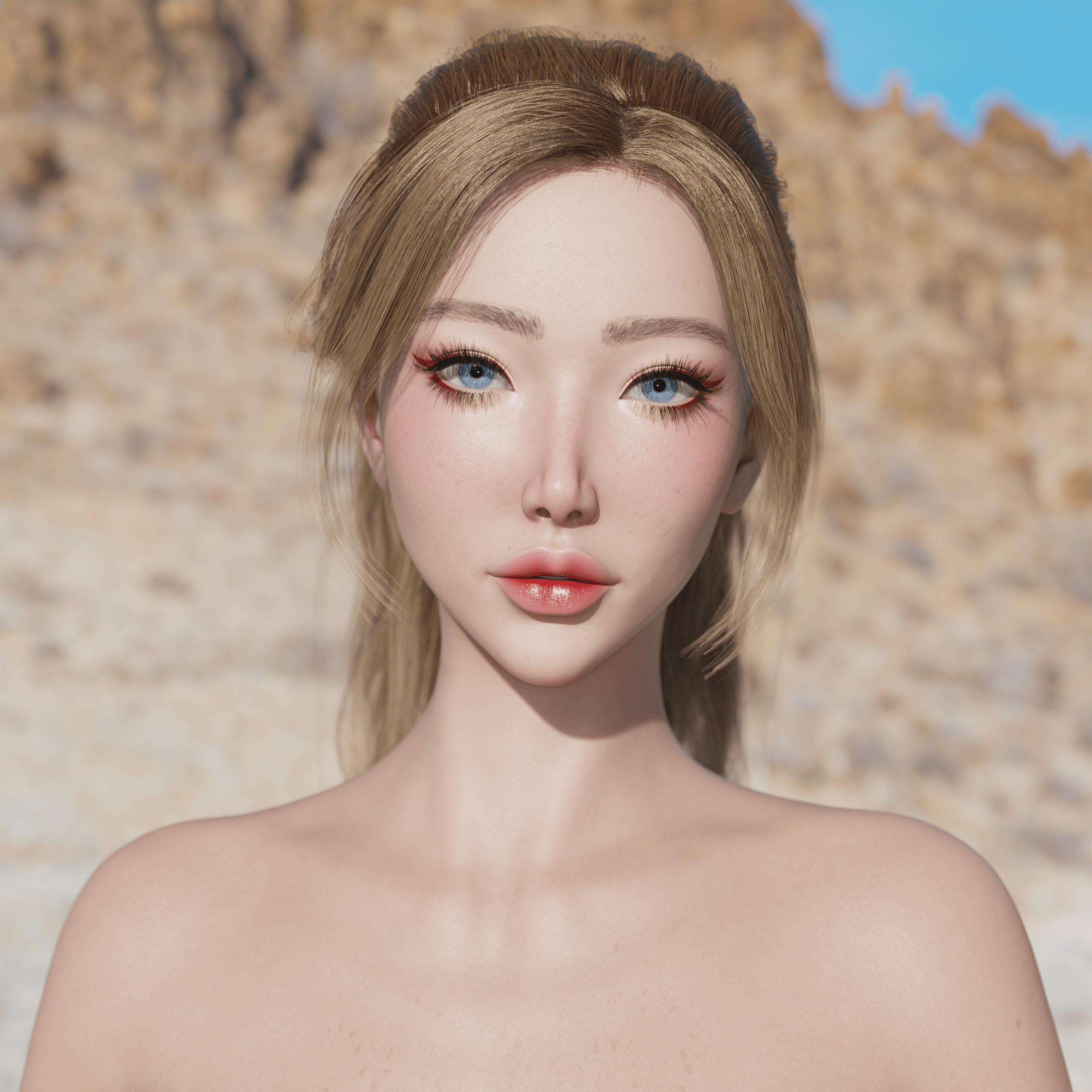 Su Jin For Genesis 9 3D Render, Digital Art by SOFT3D