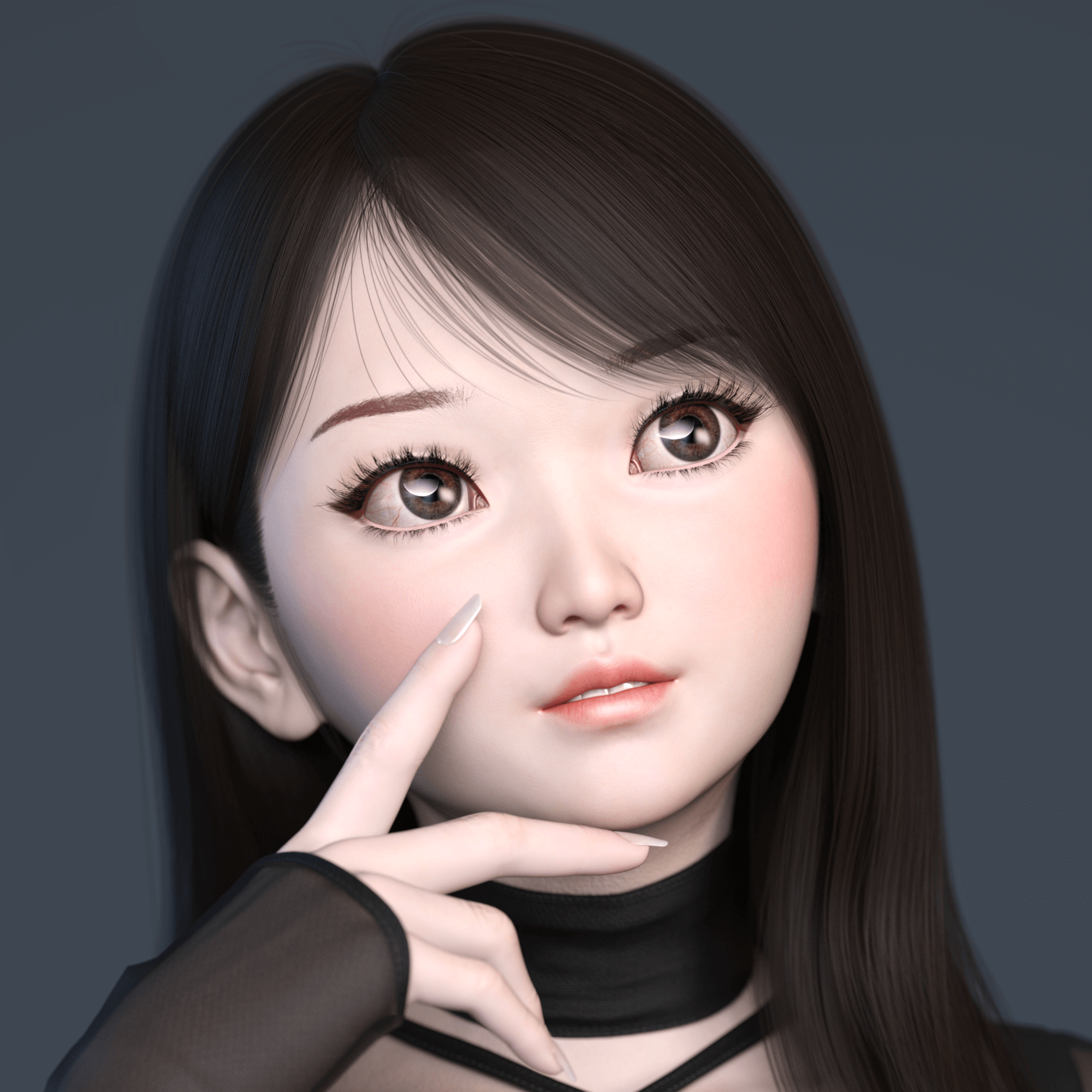 Yumi 3D Render, Digital Art by SOFT3D