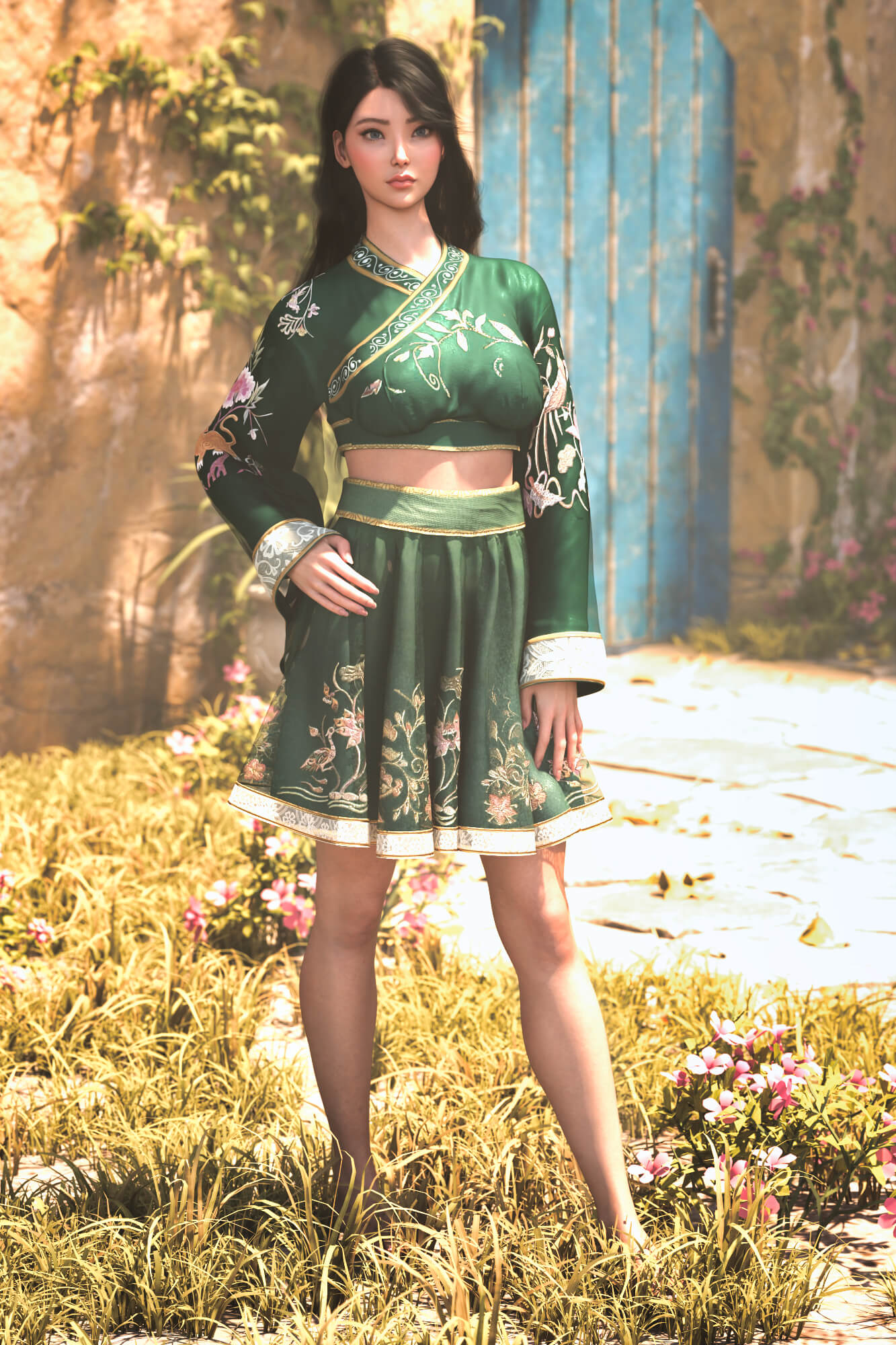 Mi Cha for Genesis 9 - Daz Content by SOFT3D