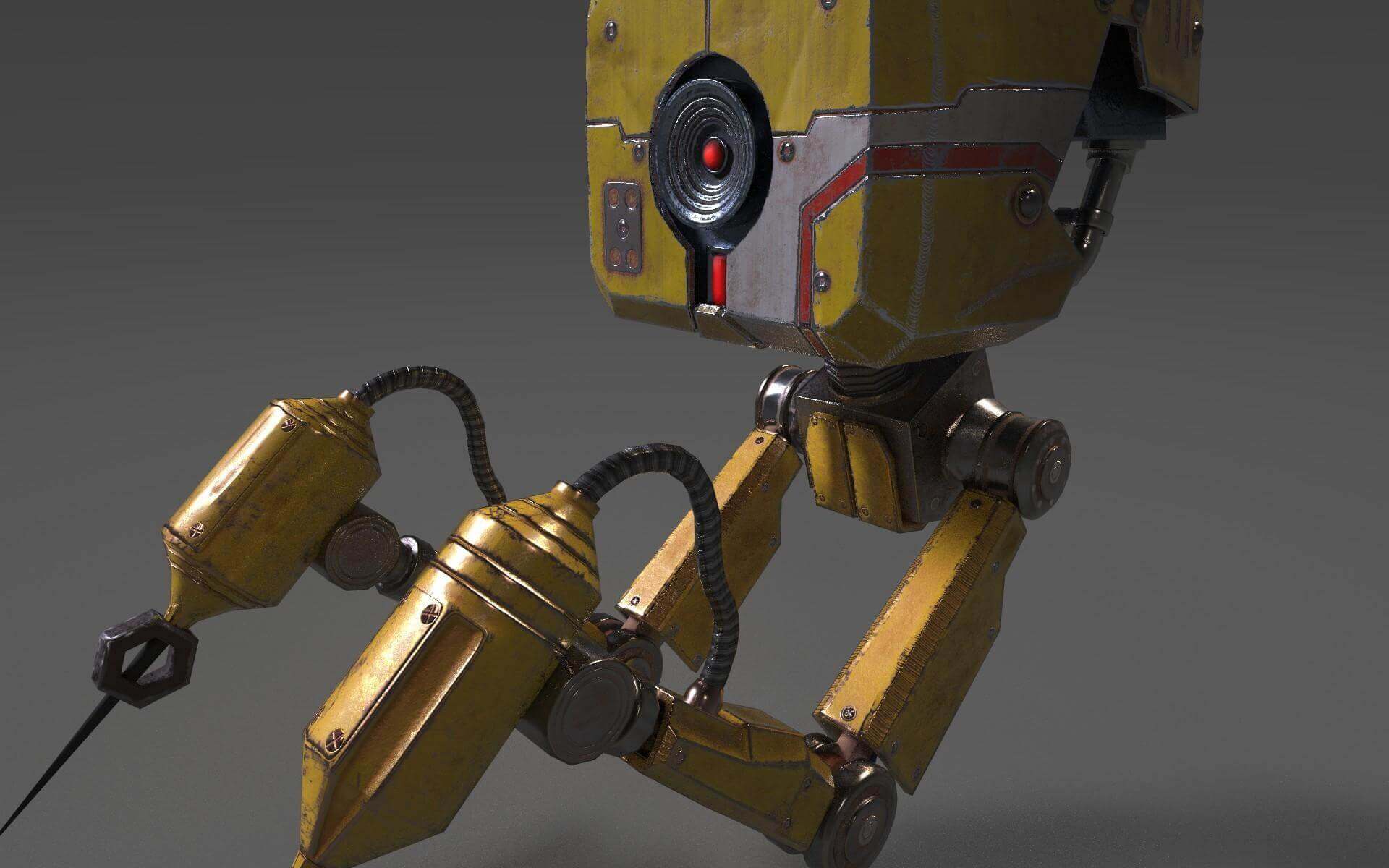Robot 3D Render | RenderHub Gallery