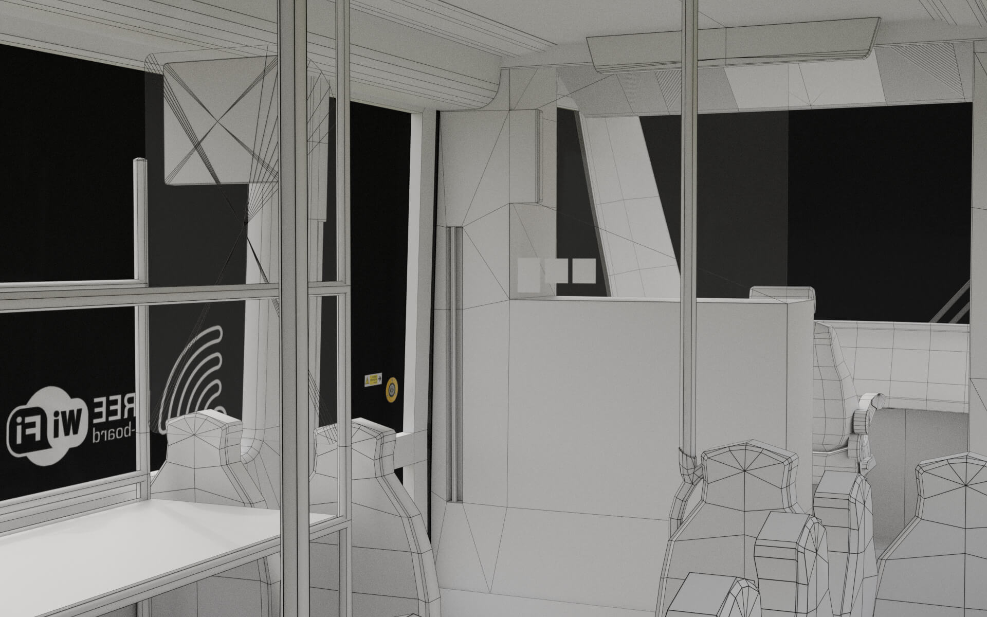 Caf Urbos 3 lowpoly - 3D Model by solid-surface