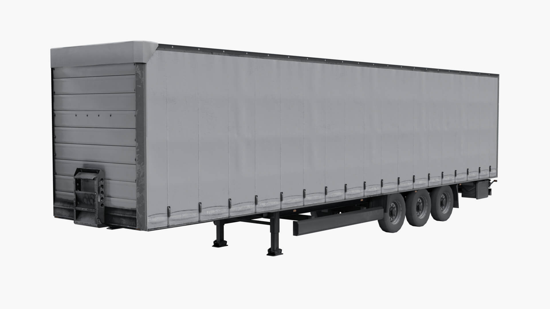 Cargo Trailer - 3D Model by solid-surface