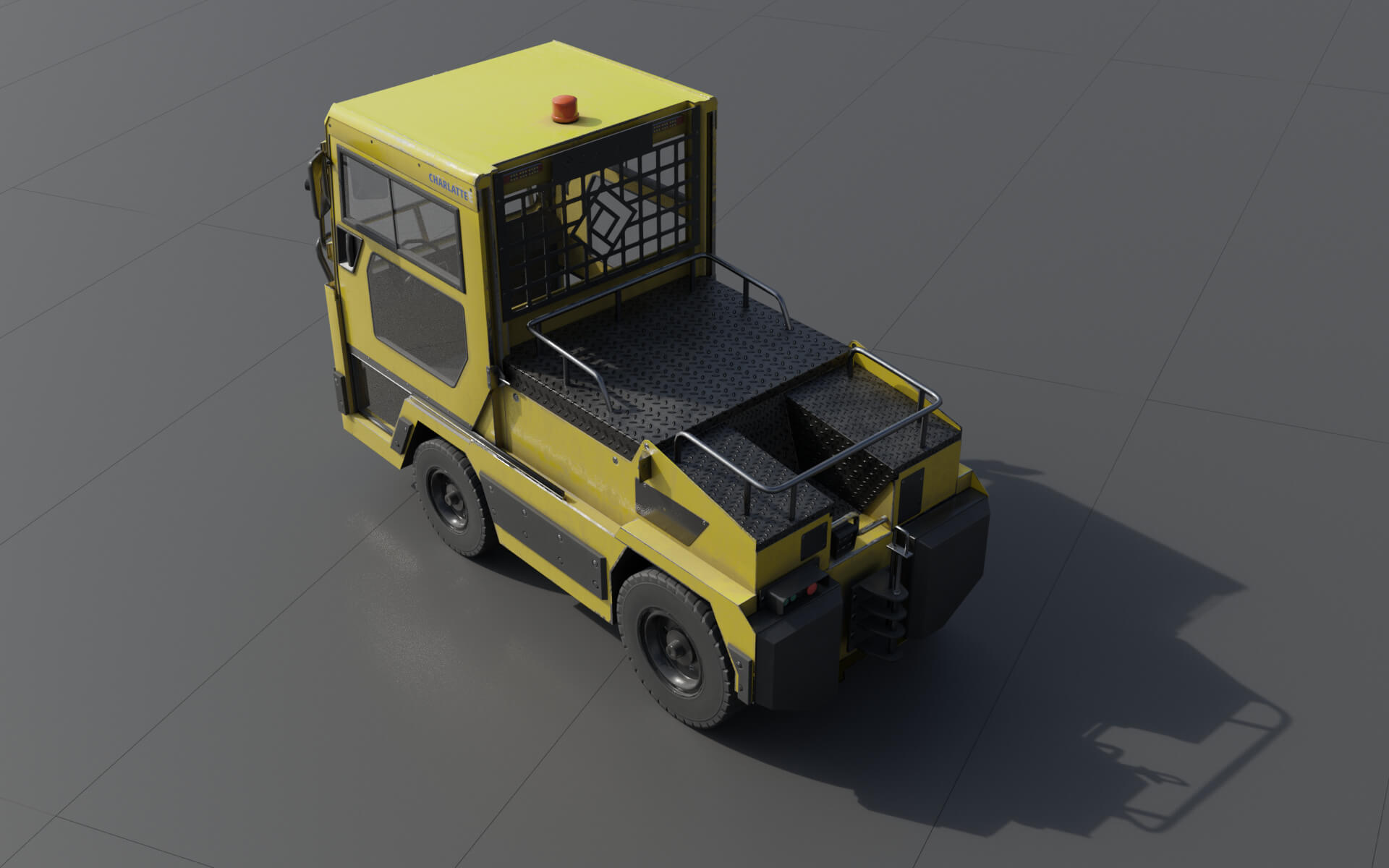 Charlatte 135 Low Poly - 3D Model by solid-surface