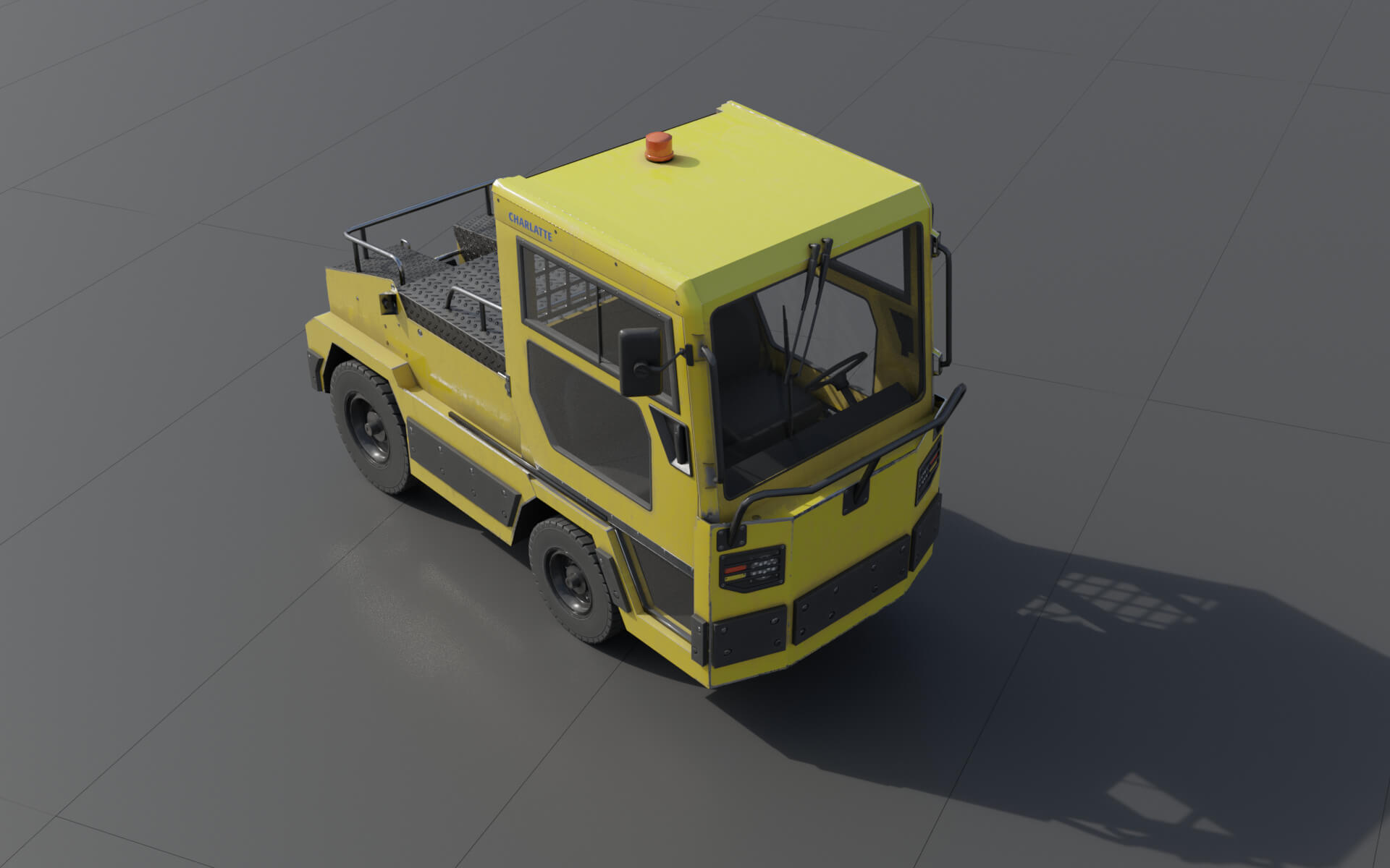 Charlatte 135 Low Poly - 3D Model by solid-surface