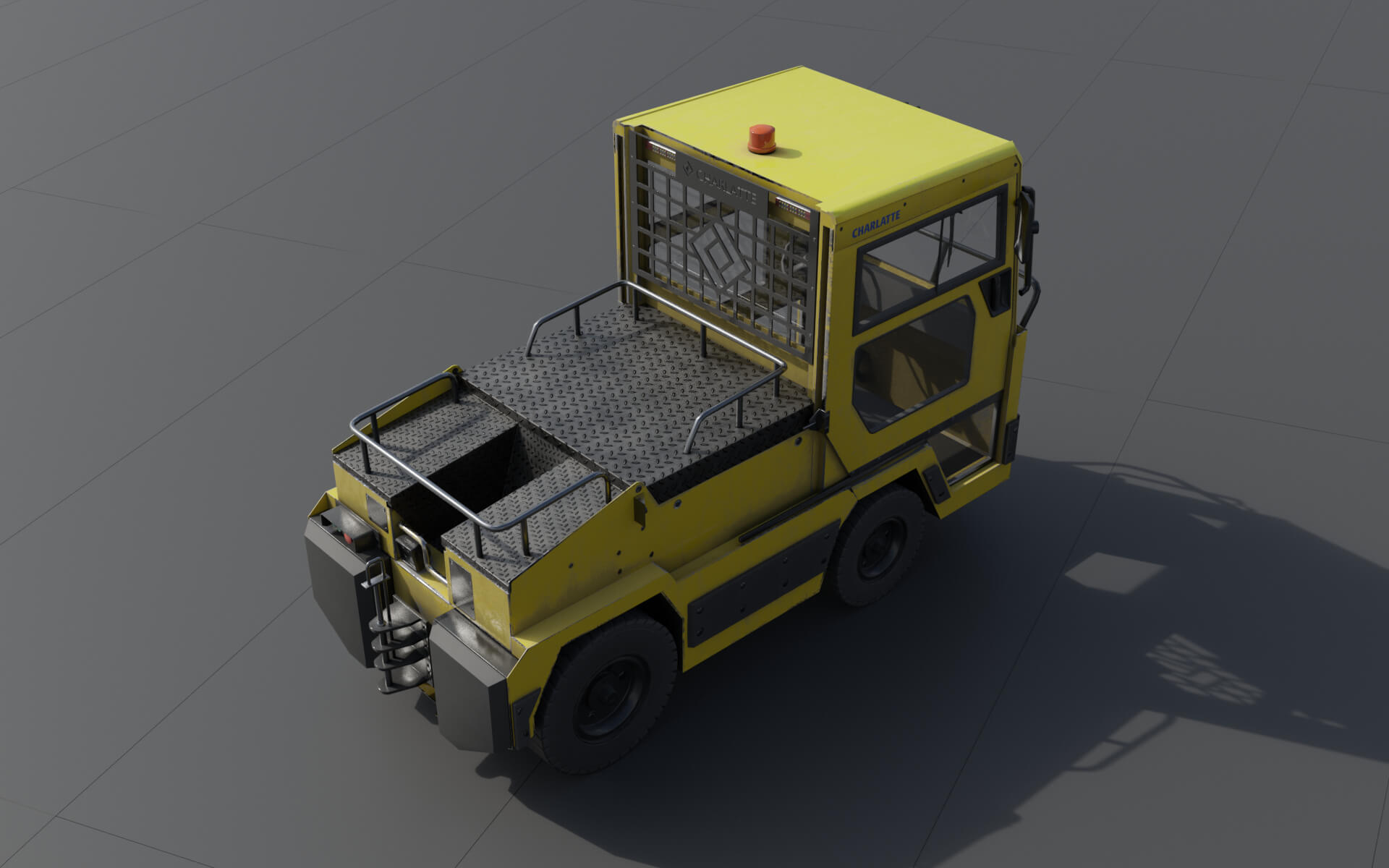 Charlatte 135 Low Poly - 3D Model by solid-surface