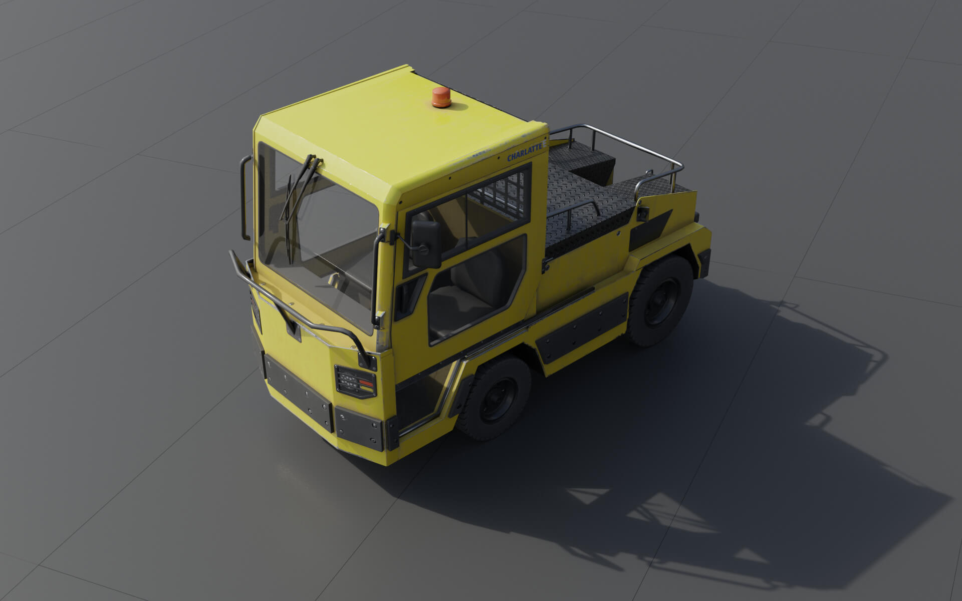 Charlatte 135 Low Poly - 3D Model by solid-surface