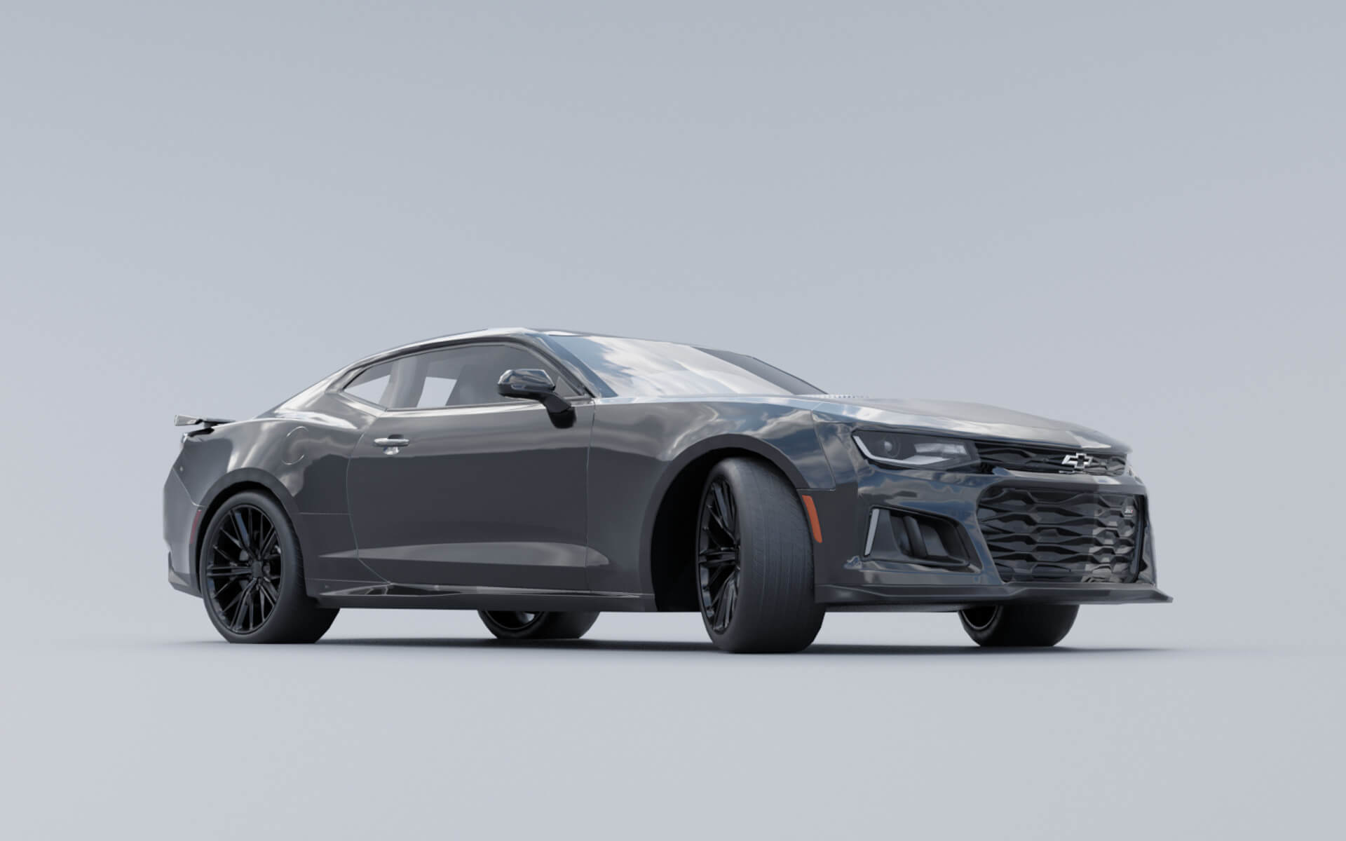 Chevrolet Camaro Low Poly - 3D Model by solid-surface