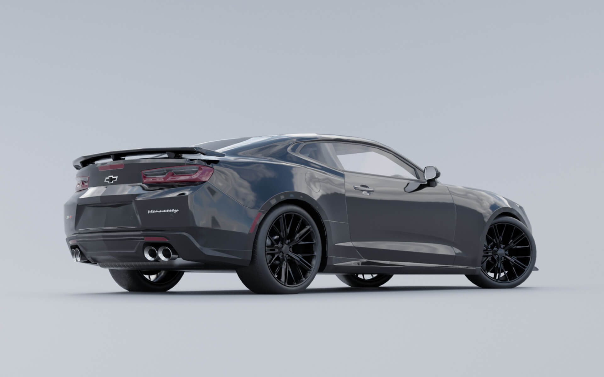 Chevrolet Camaro Low Poly - 3D Model by solid-surface