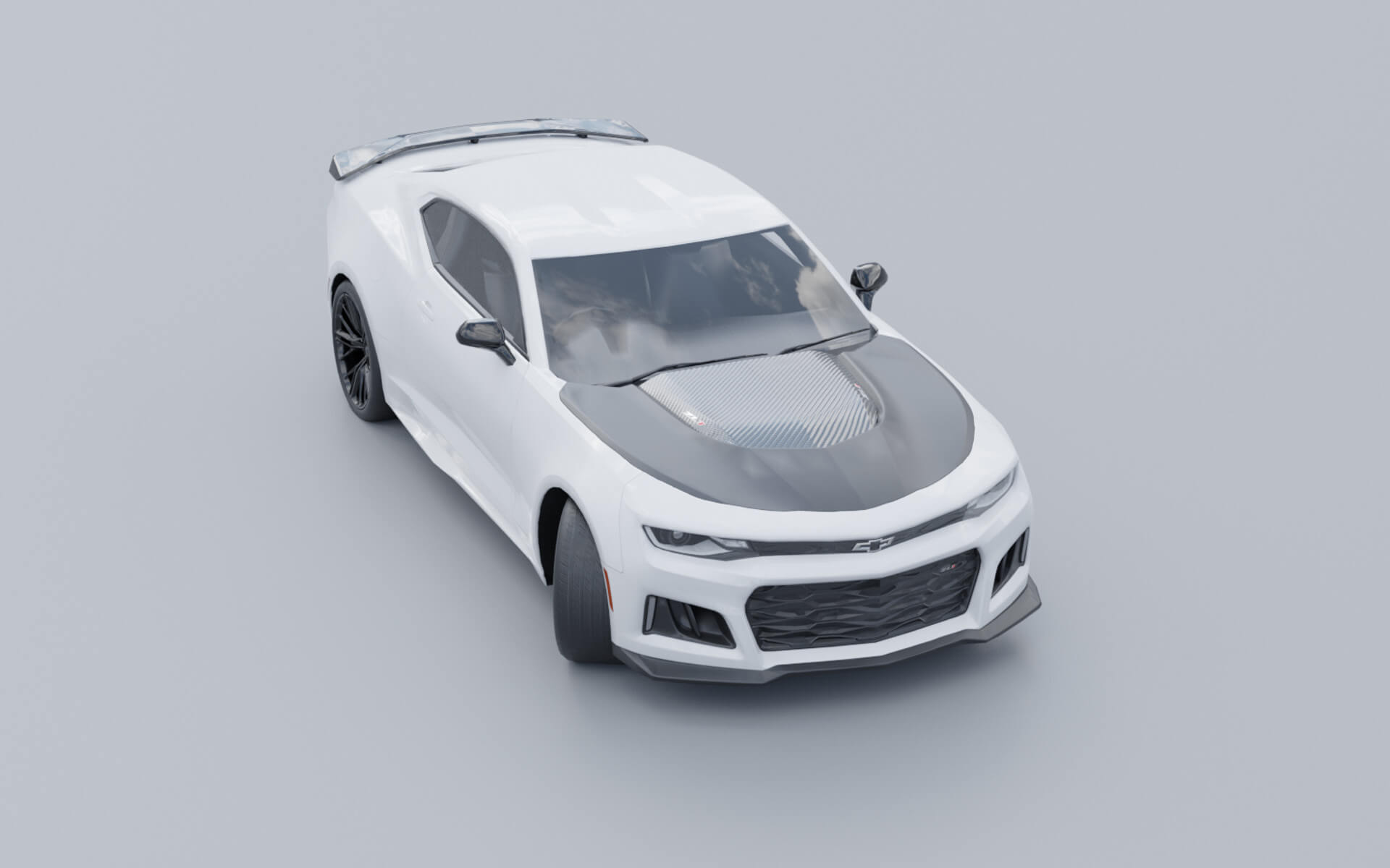 Chevrolet Camaro Low Poly - 3D Model by solid-surface