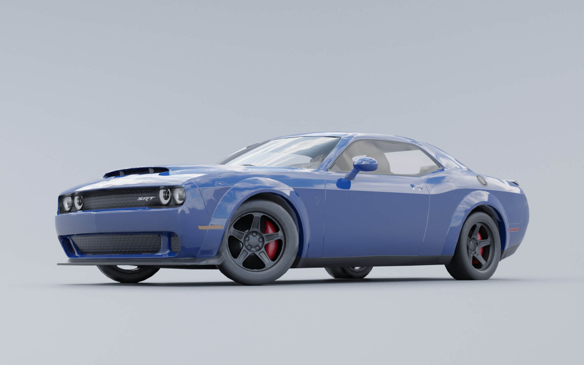 Dodge Challenger SRT - 3D Model by solid-surface