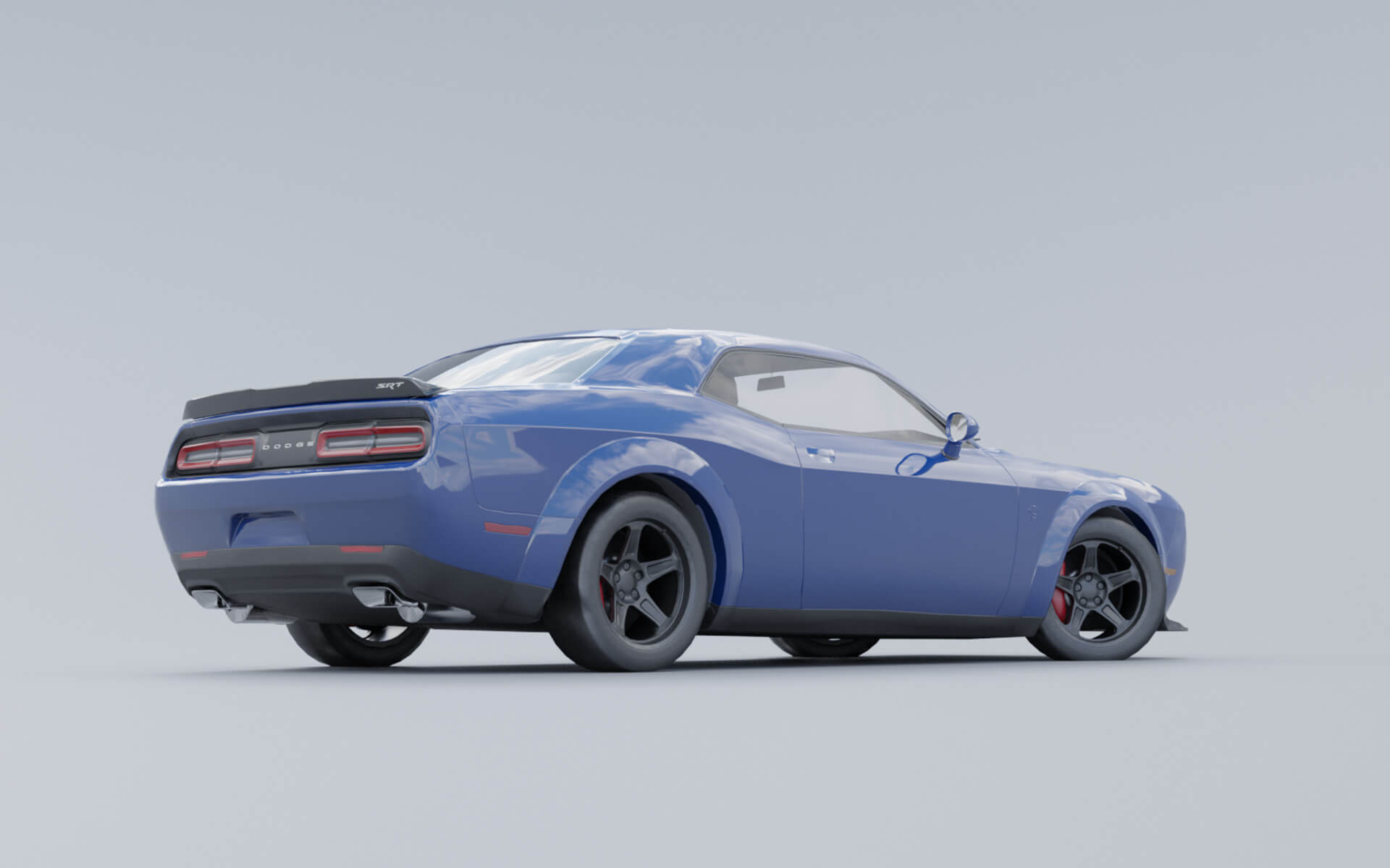 Dodge Challenger SRT - 3D Model by solid-surface