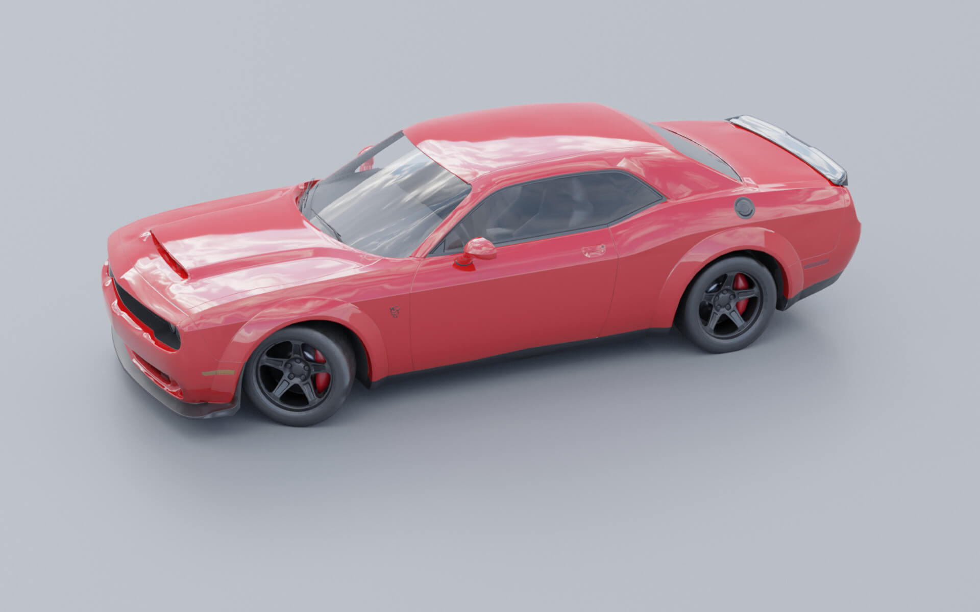 Dodge Challenger SRT - 3D Model by solid-surface