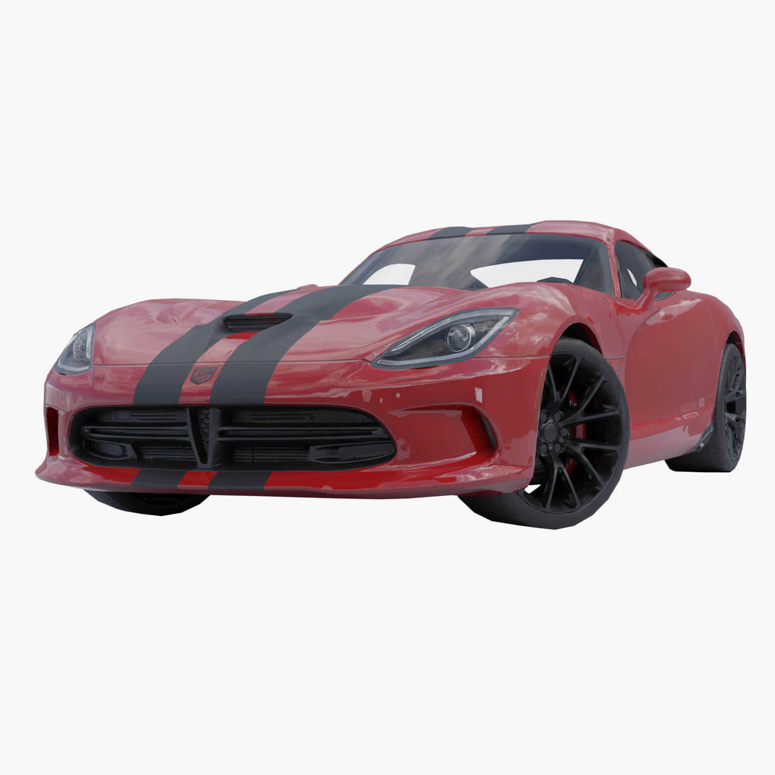Dodge Viper GTS - 3D Model by solid-surface