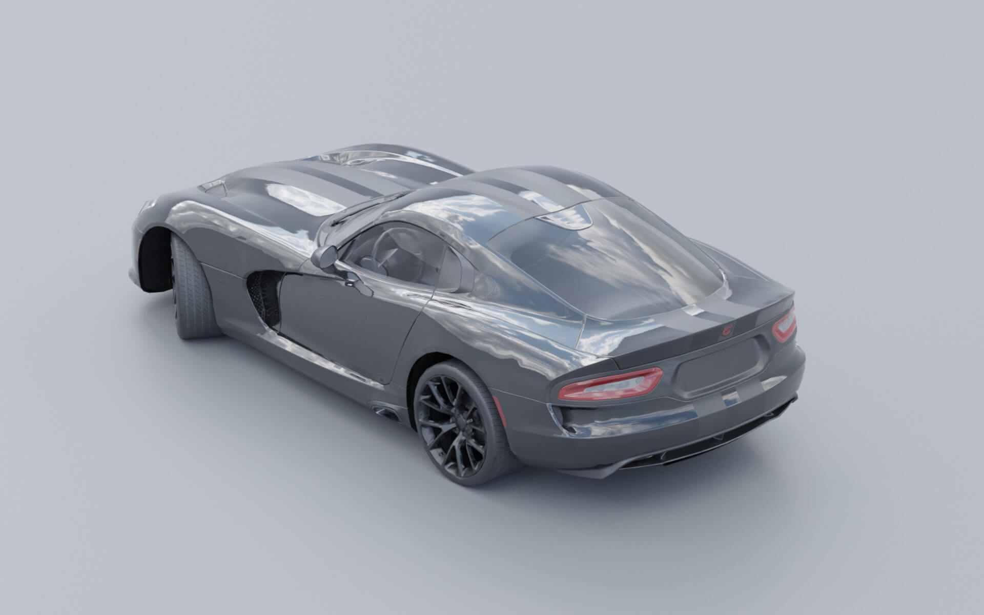 Dodge Viper GTS - 3D Model by solid-surface