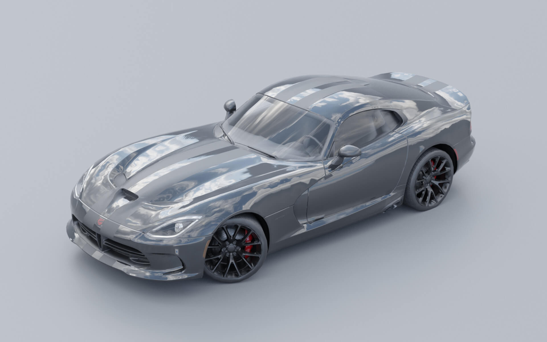 Dodge Viper GTS - 3D Model by solid-surface