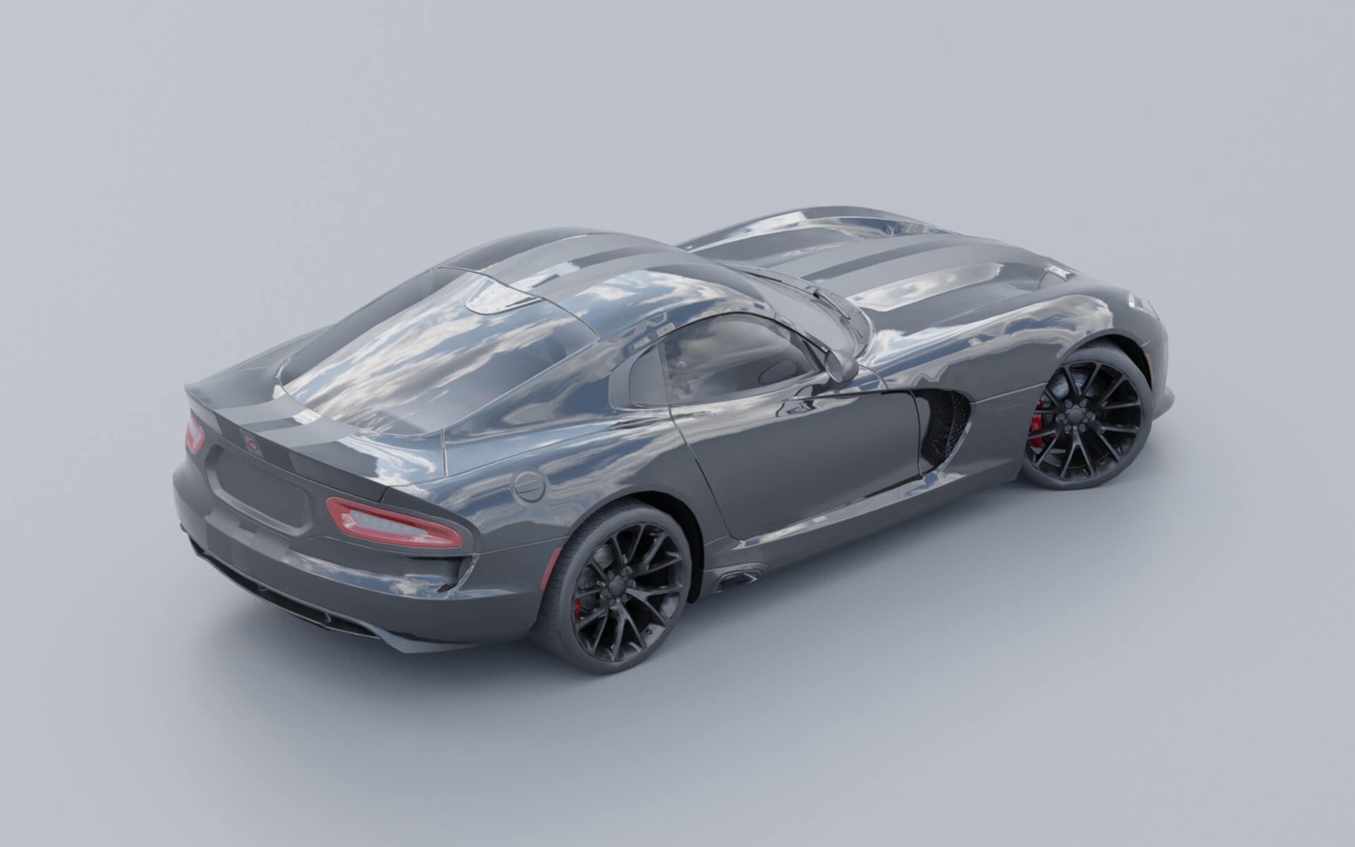Dodge Viper GTS - 3D Model by solid-surface